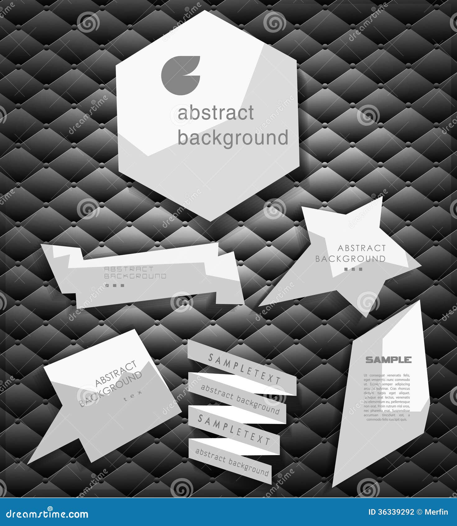 Abstract Labels stock illustration. Illustration of black - 36339292