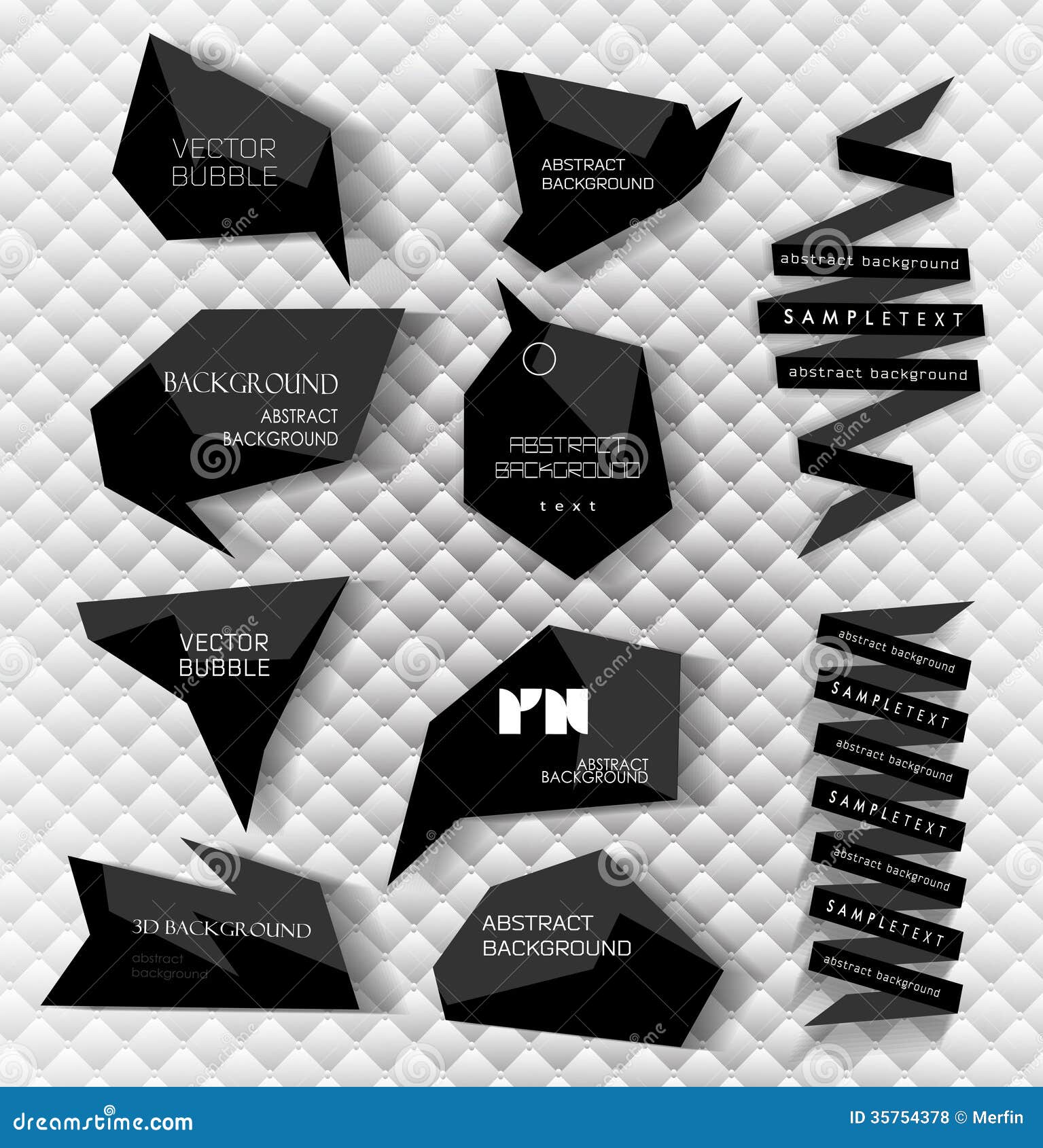 Abstract Labels stock vector. Illustration of internet - 35754378