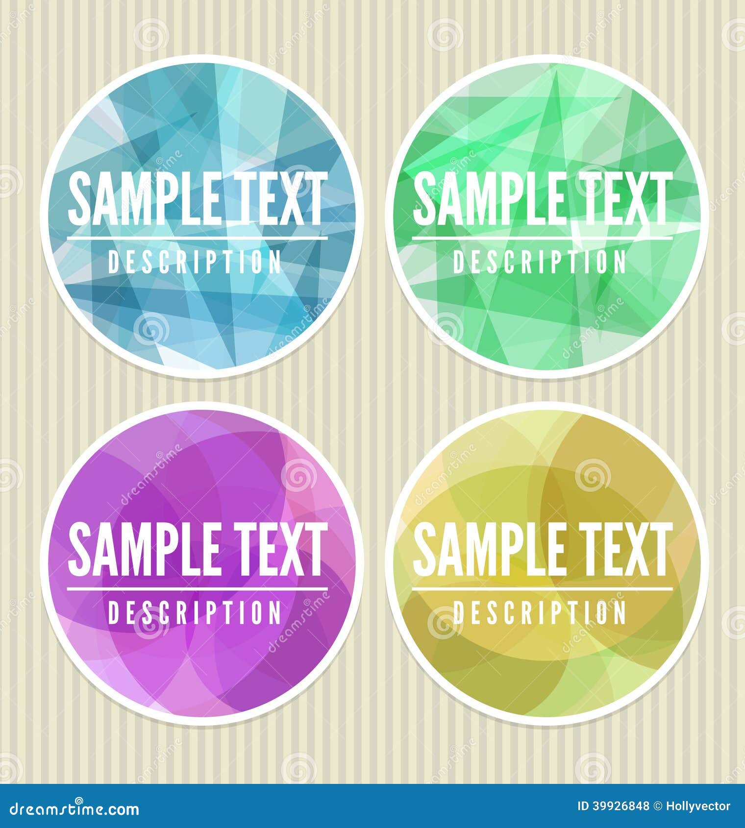 Abstract labels stock vector. Illustration of collection - 39926848