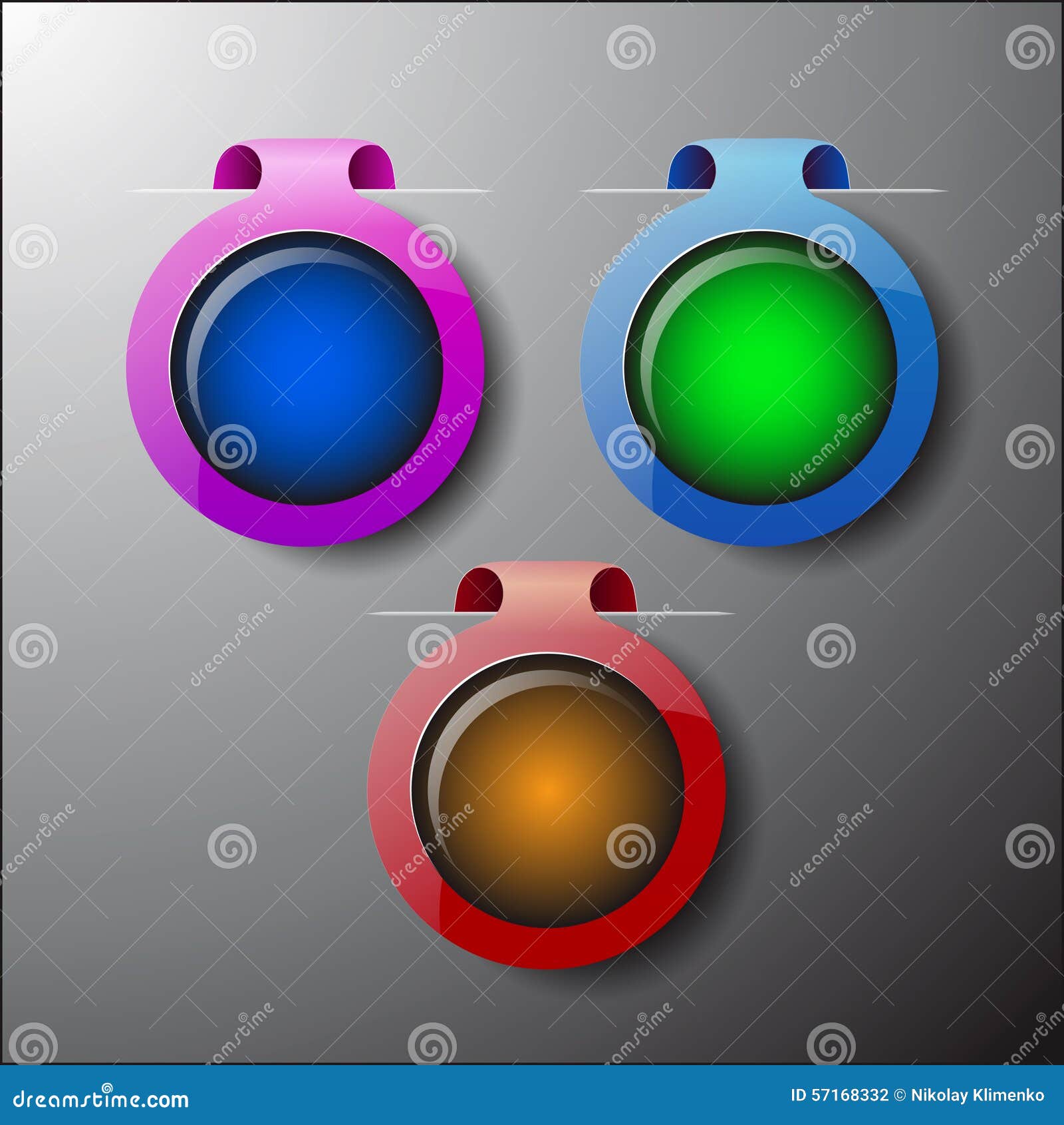 Abstract 3d Labels Background With Color ABC Steps Stock Photo ...