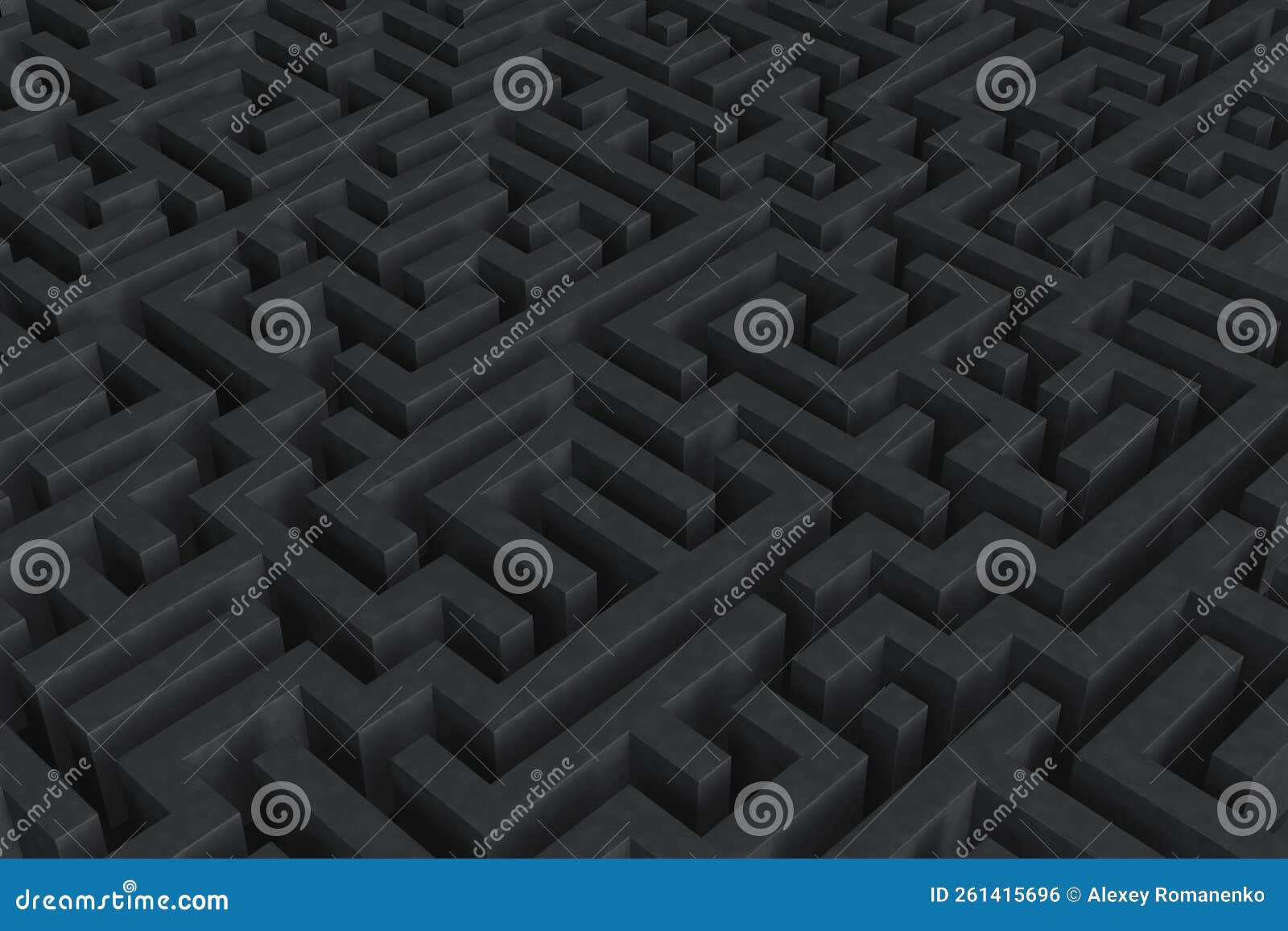 Abstract Labyrinth Background Stock Illustration - Illustration of exit ...