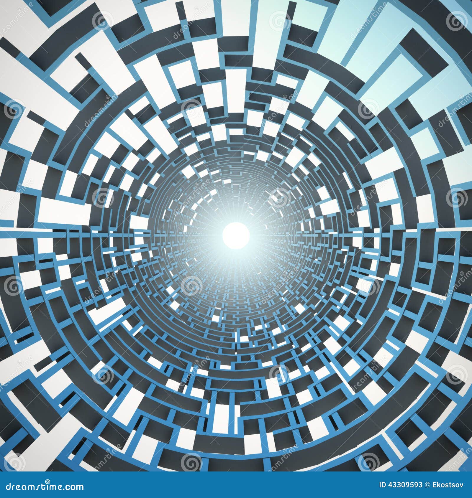 Abstract Labyrinth Background Stock Illustration - Illustration of ...