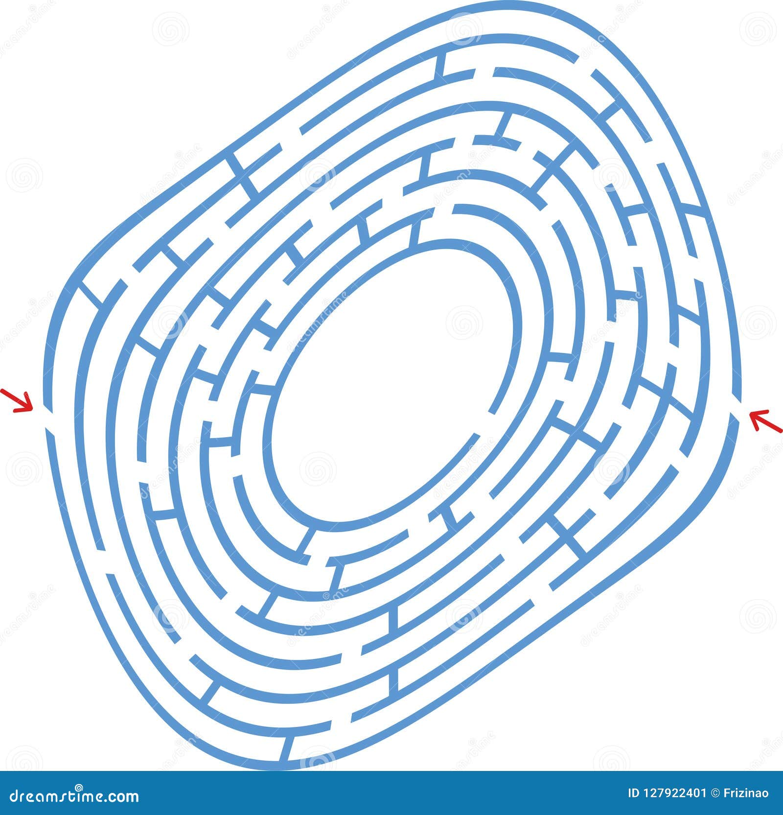 Abstract Labyrinth. an Interesting and Useful Game for Children. Simple ...