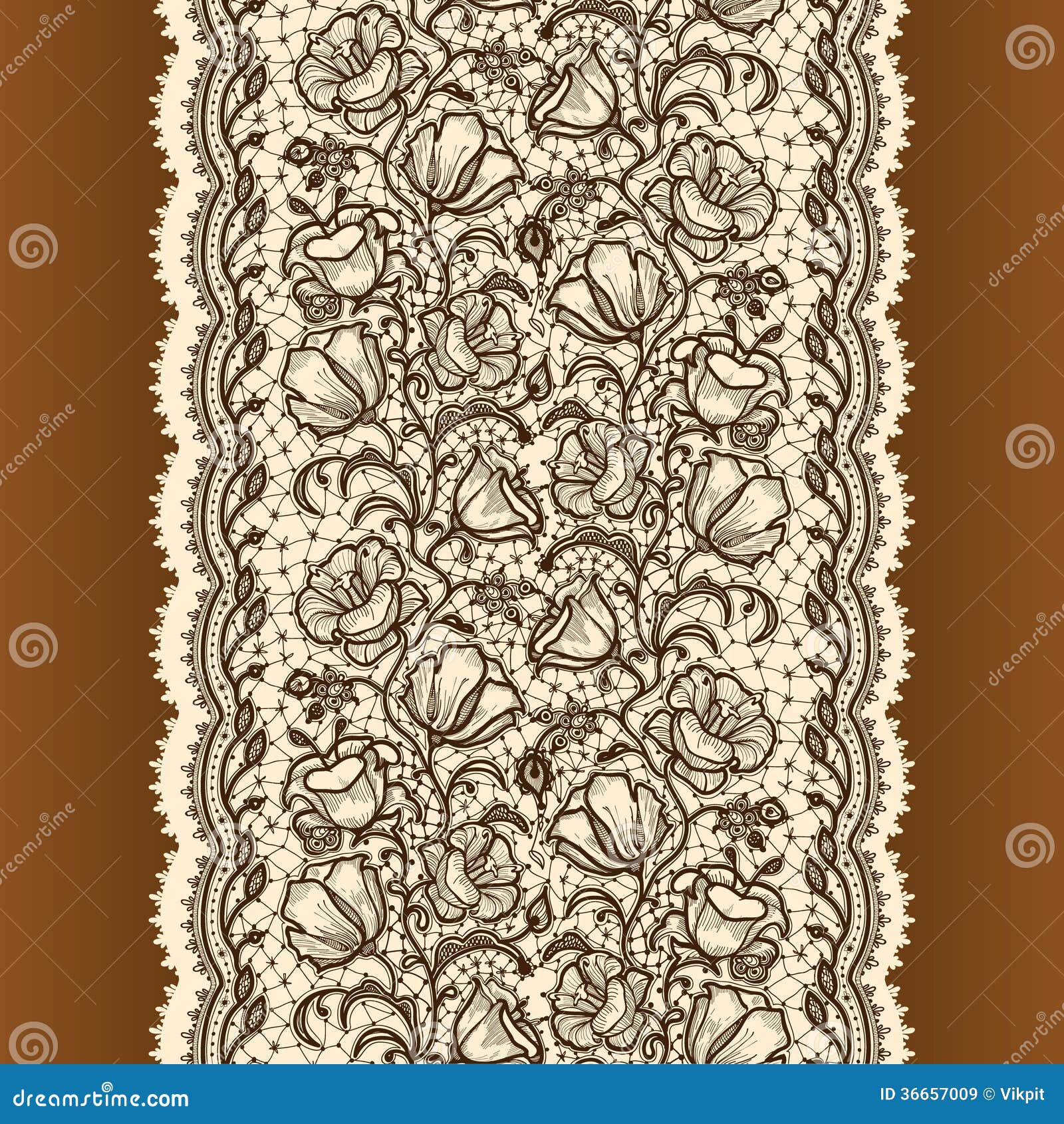 Abstract Lace Ribbon stock vector. Illustration of graphic - 36657009