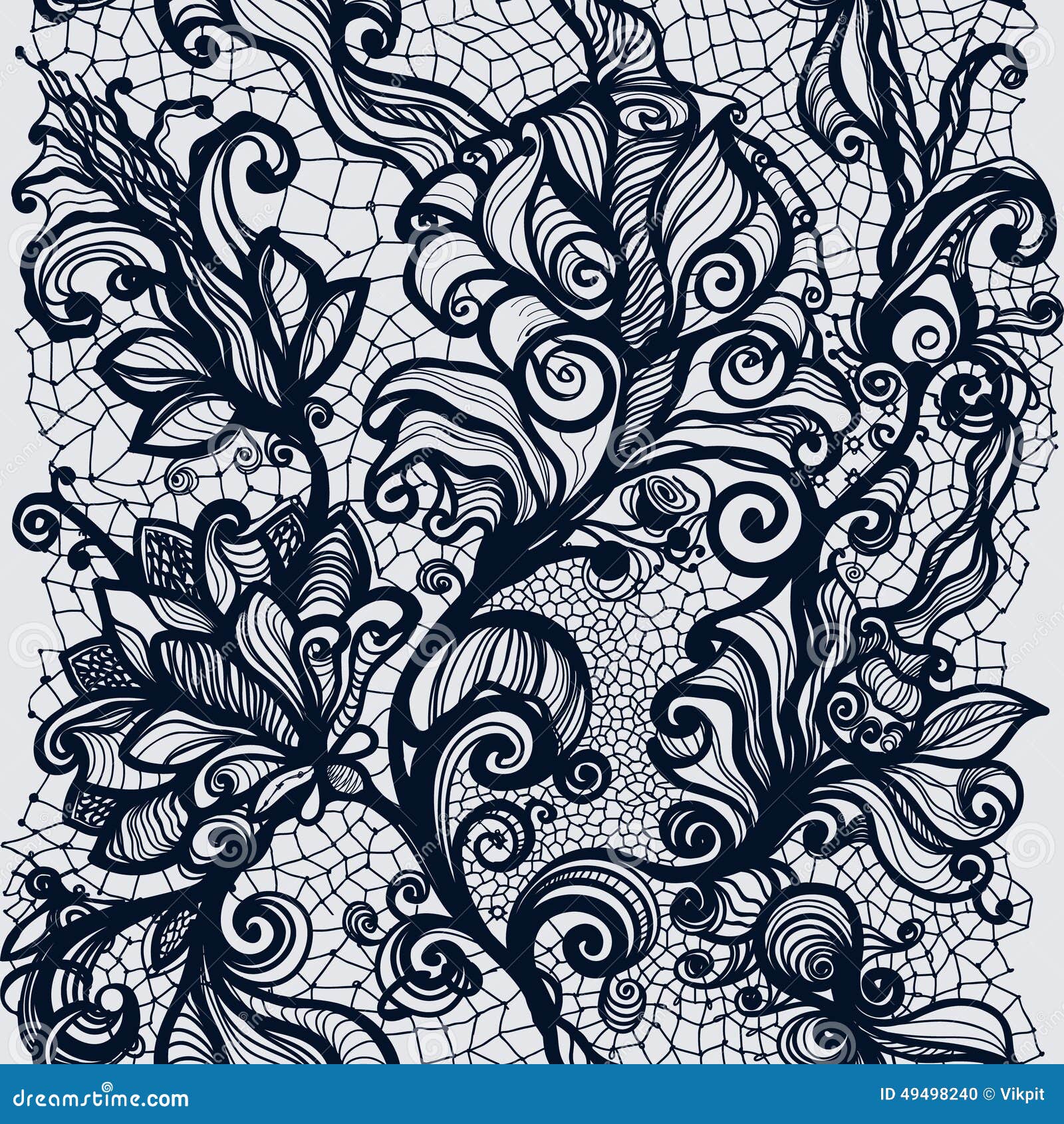 Lace Ribbon Vector Illustration | CartoonDealer.com #47770462