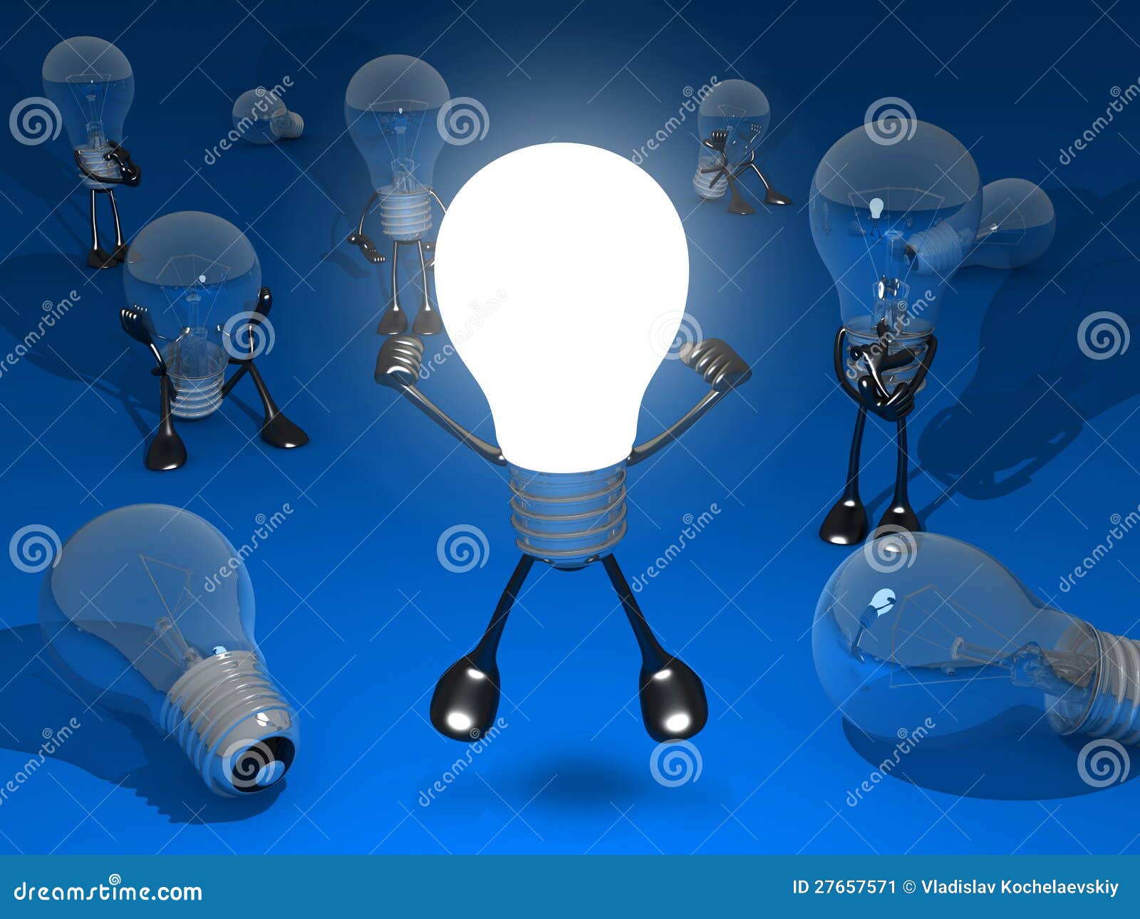 Abstract lamp stock illustration. Illustration of render - 27657571