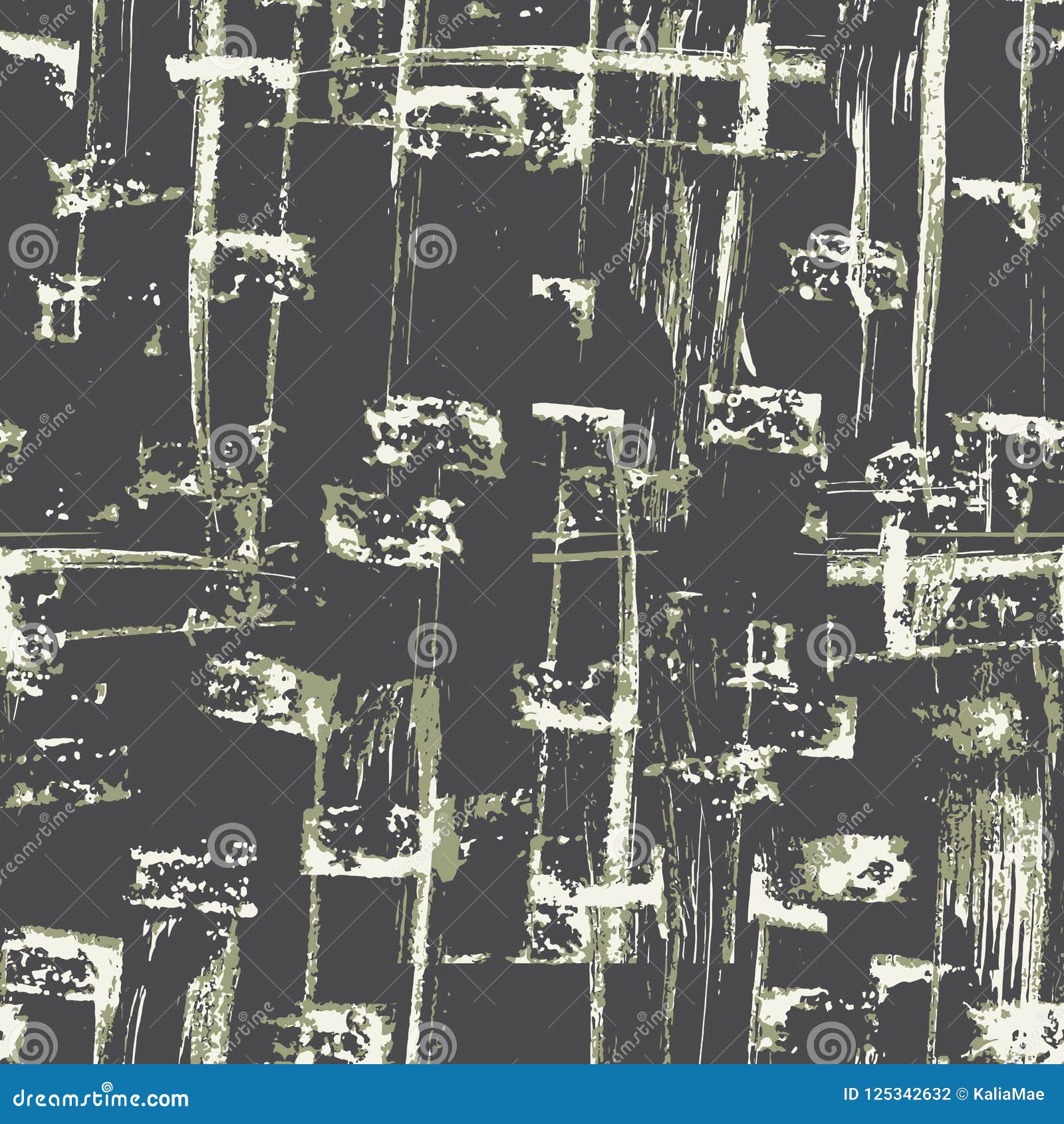 Abstract Large Horizontal and Vertical Artistic Paint Brush Strokes ...