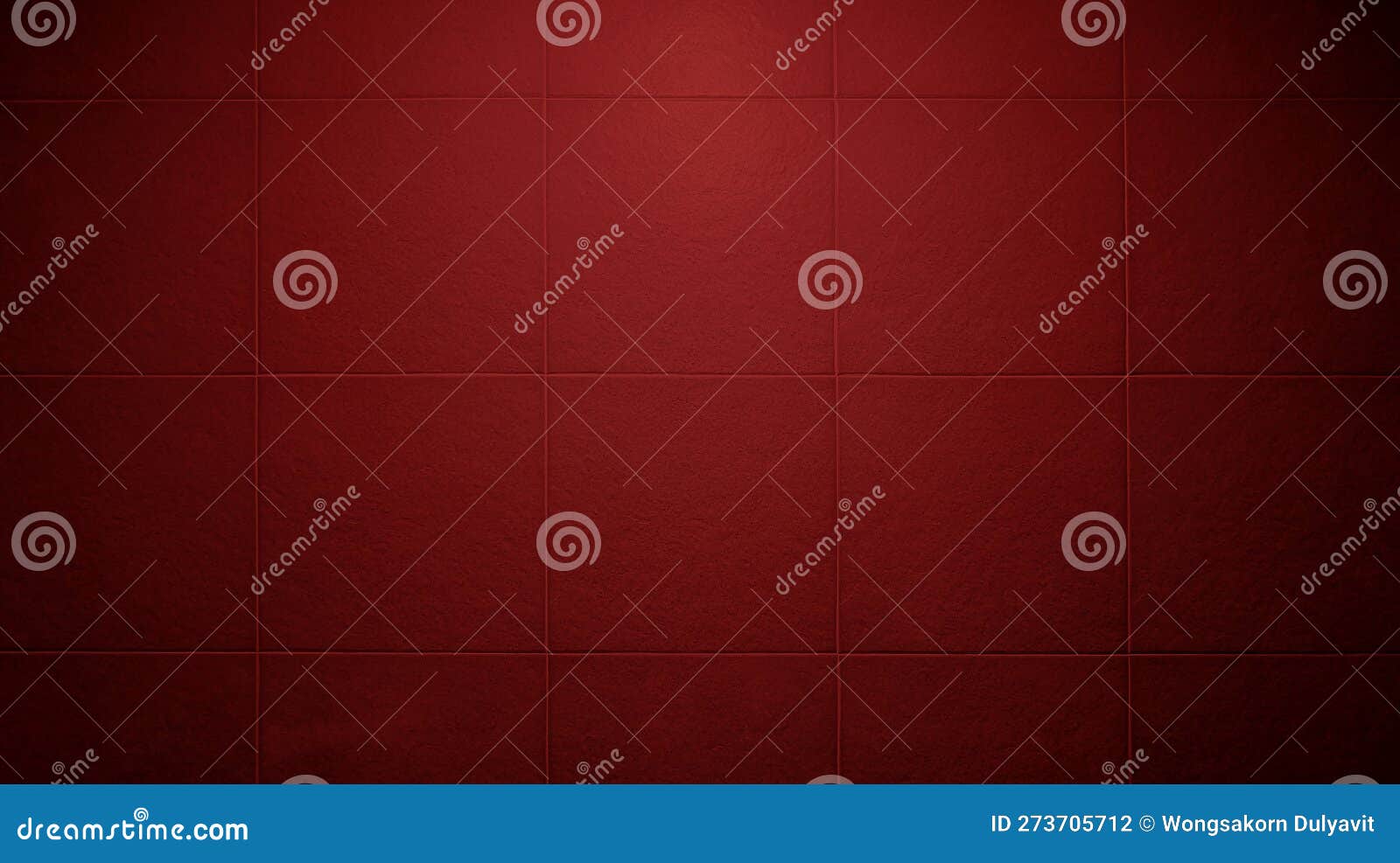Abstract Large Red Rustic Tile Pattern. Close Up Dark Red Square Tile ...