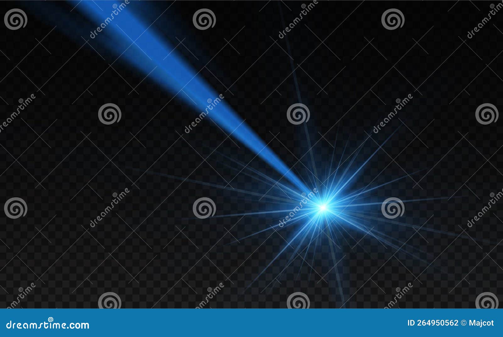 Abstract laser beam stock vector. Illustration of bright - 264950562
