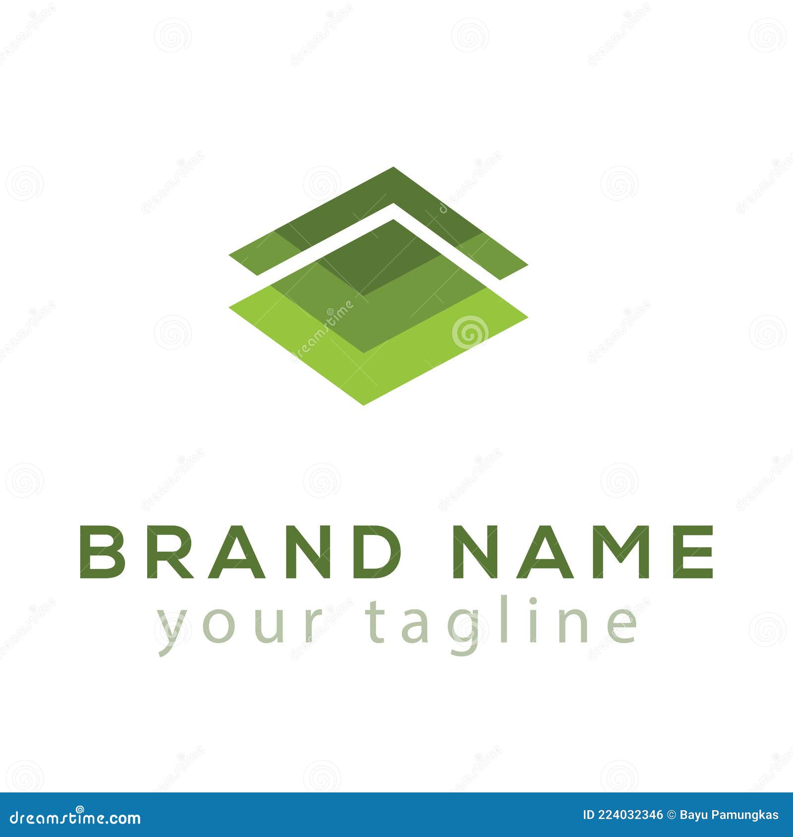 Abstract Layer Square Logo Vector Element. Layer Logo Template Stock ...