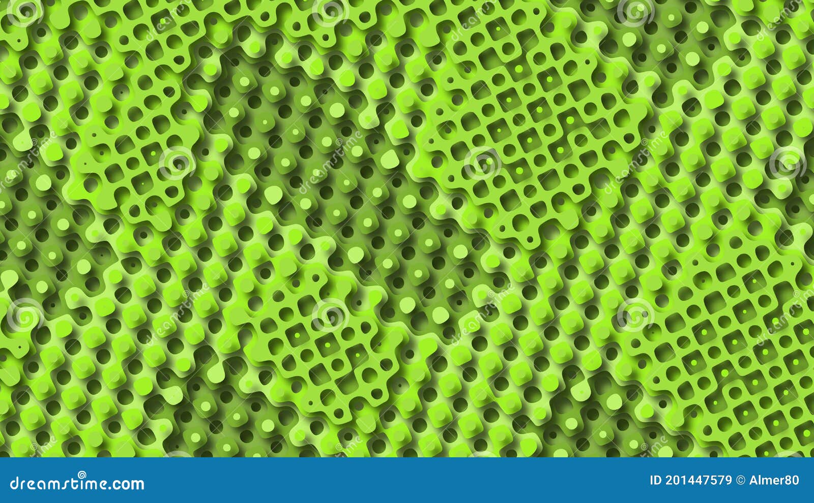 Abstract Layered Background with Gradient Perforated Grids in Papercut ...