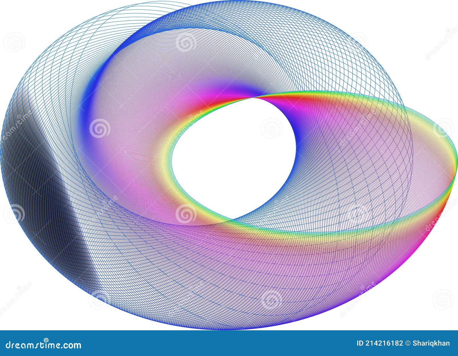 Abstract 3d Elliptical Cylinder Infographics Cartoon Vector ...