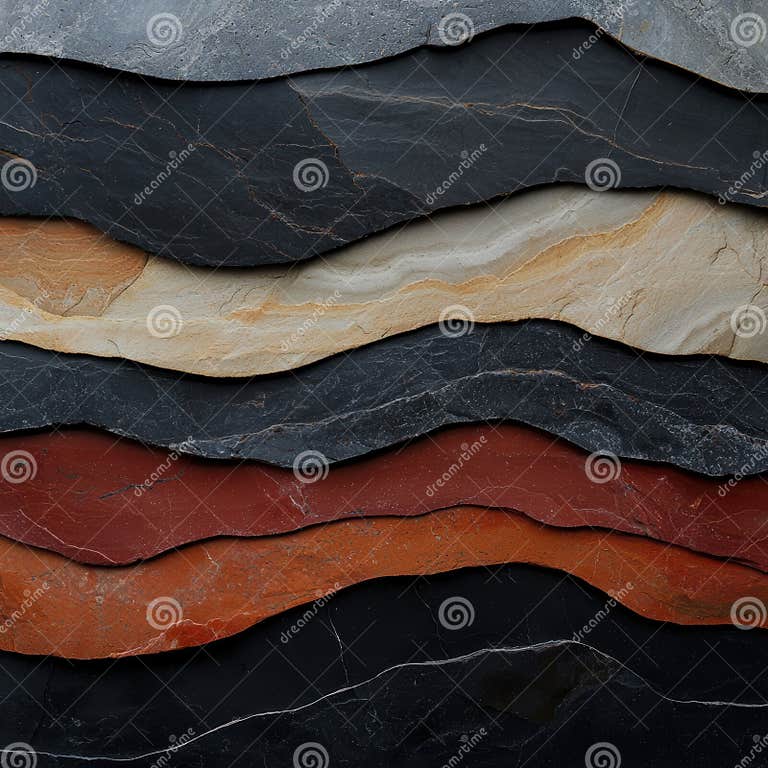 Abstract Layered Stone Texture Background Stock Illustration - Illustration of natural ...