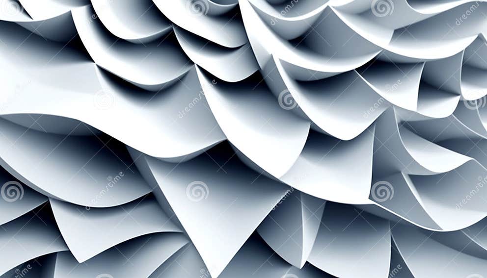 Abstract Layers of Folded Paper Create Dynamic Visual Texture Stock ...