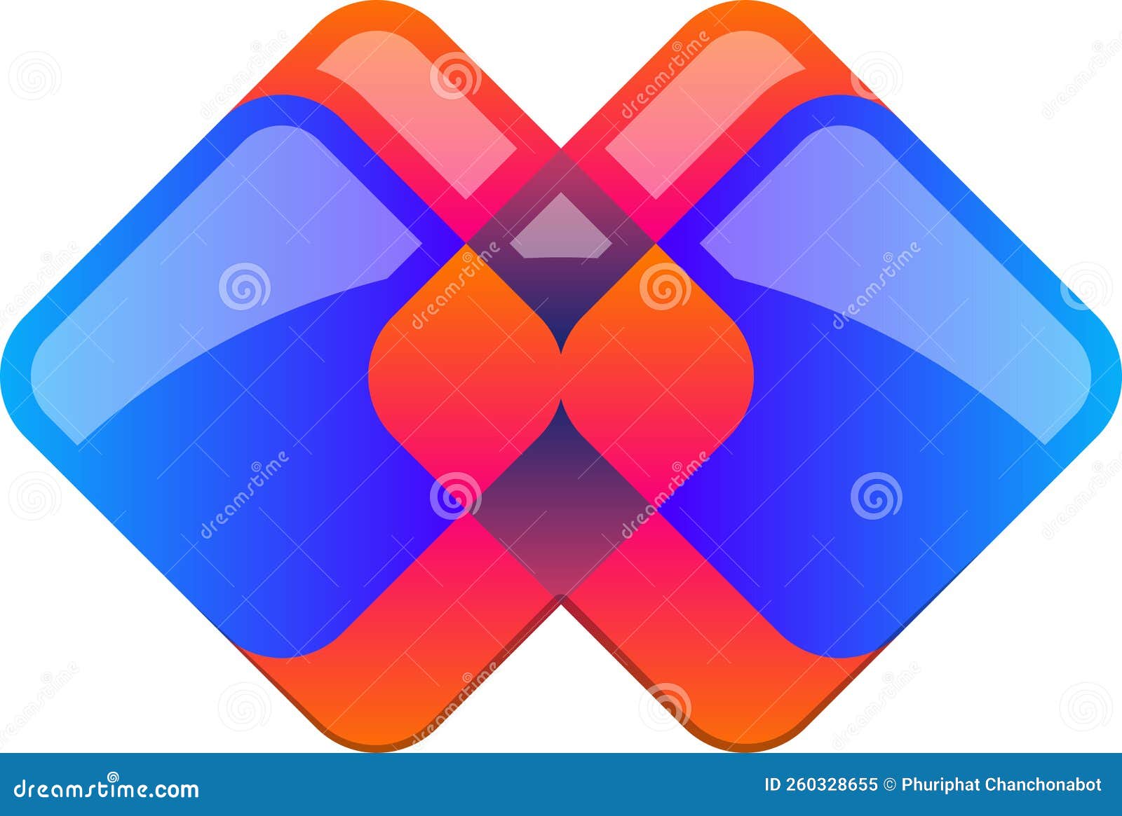 Abstract Layers Square Logo Illustration in Trendy and Minimal Style ...