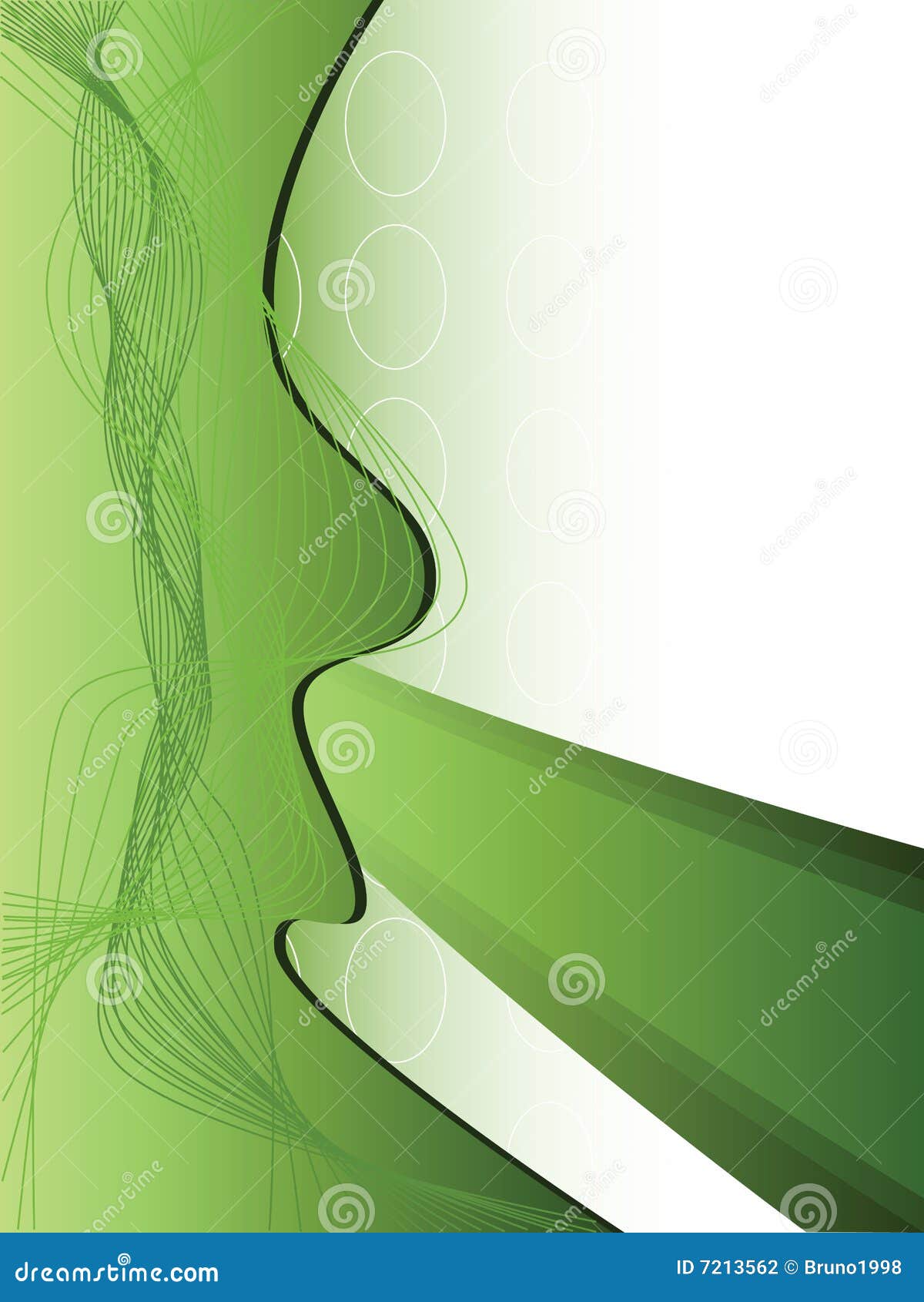 Abstract layout in green stock vector. Illustration of text - 7213562