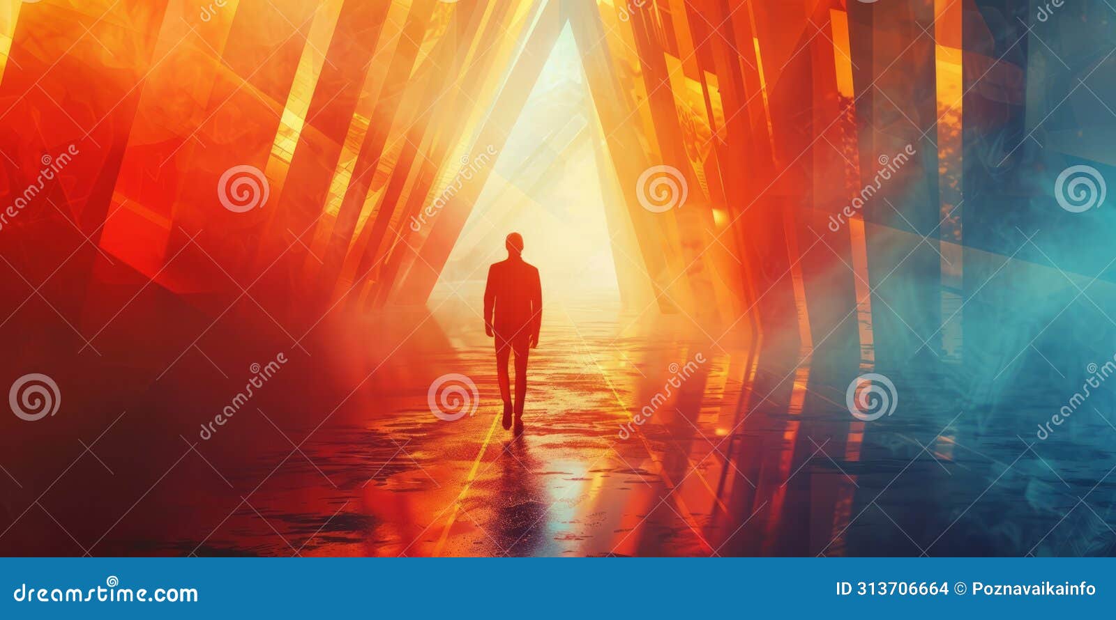 Abstract Leadership Background with Visionary Leader and Strategic ...