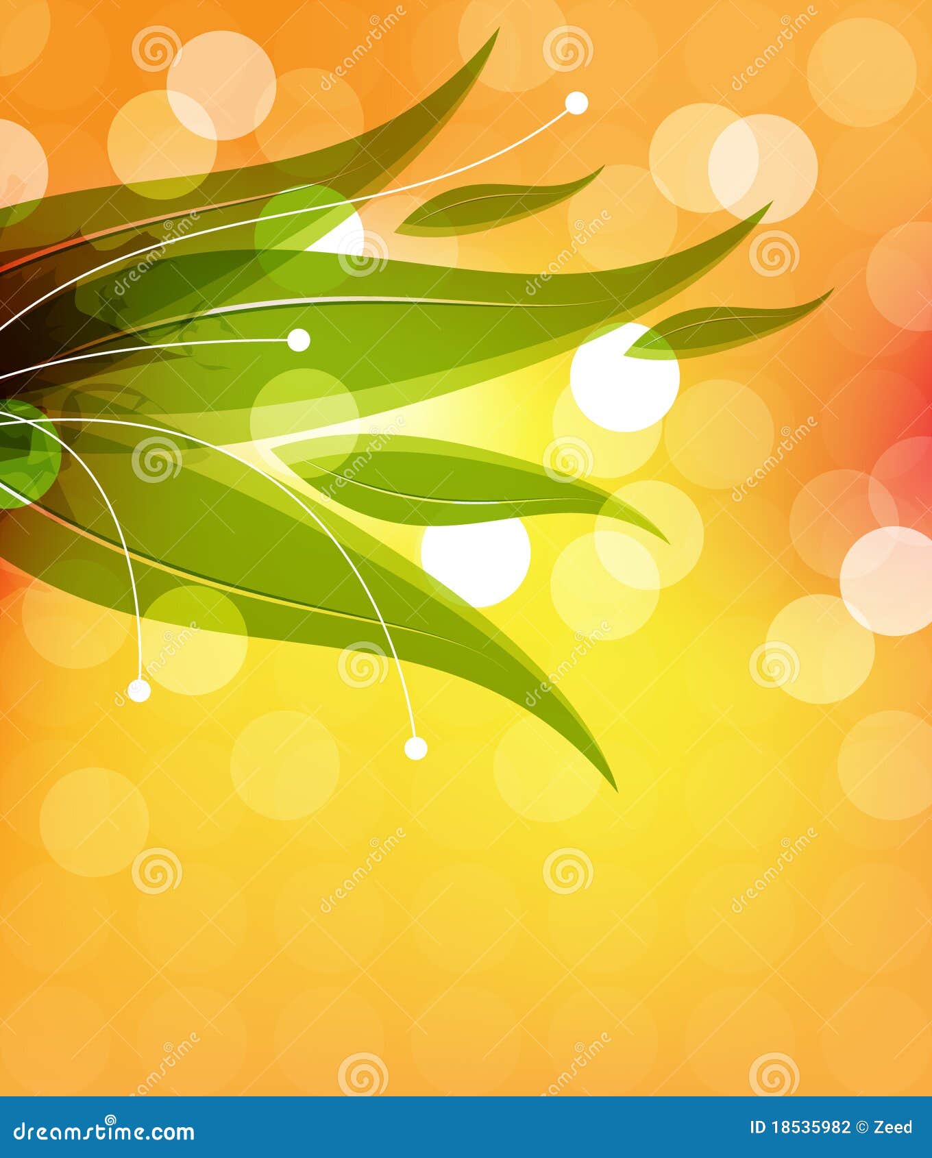 Abstract leaf stock vector. Illustration of eps10, brochure - 18535982