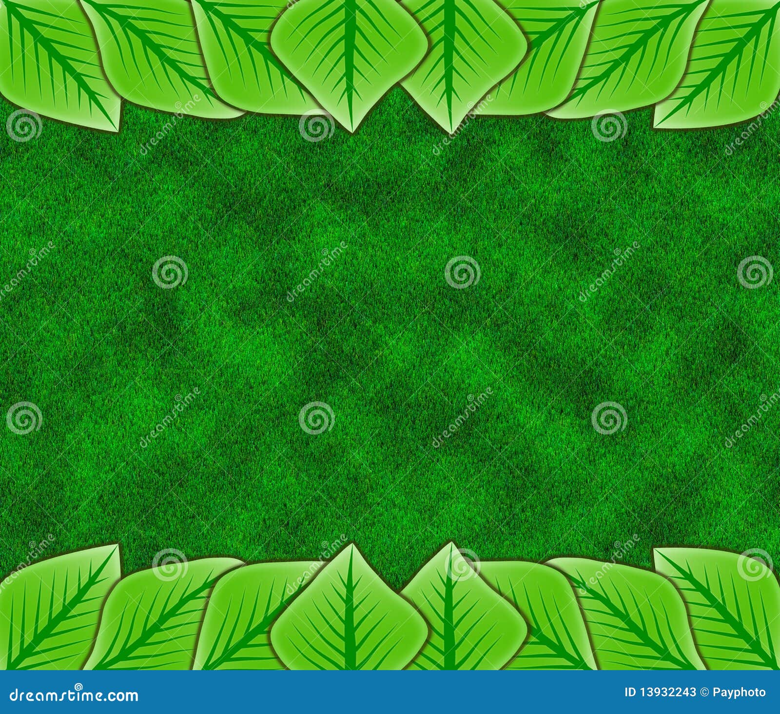 Abstract leaf border stock illustration. Illustration of growth - 13932243