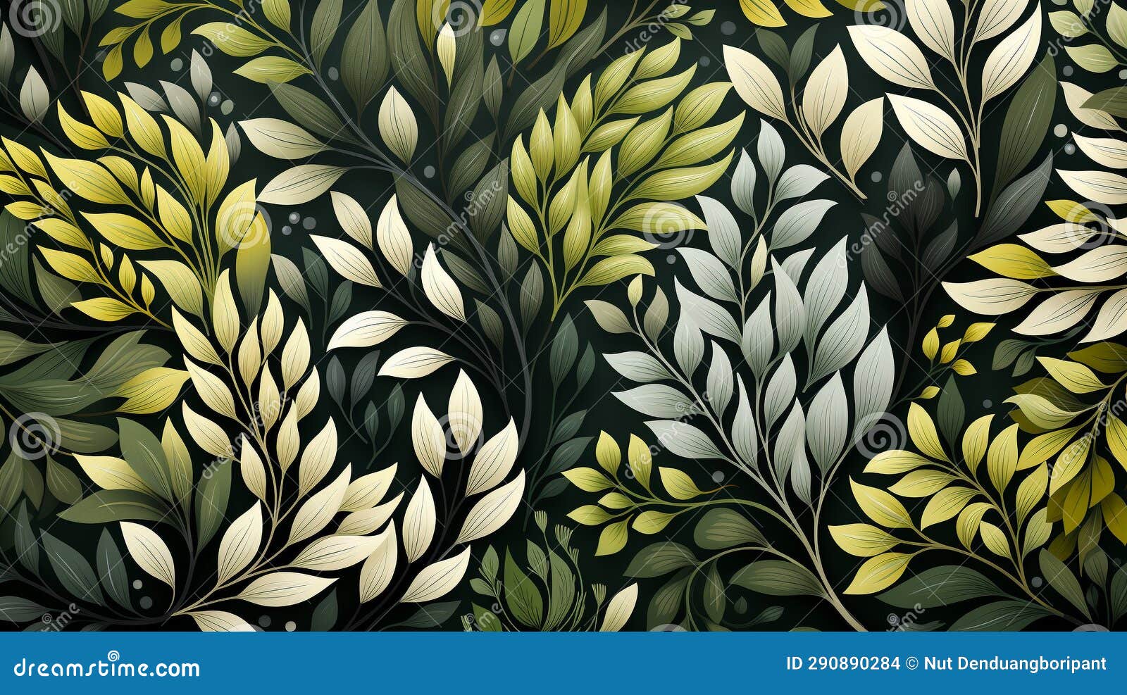 Abstract Leaf Patterns: Capturing the Essence of Leaves in Motion Stock ...