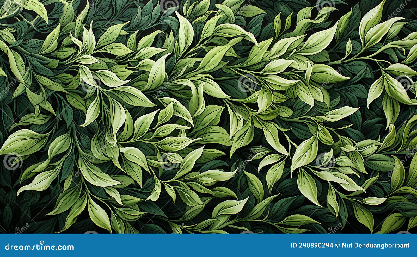 Abstract Leaf Patterns: Capturing the Essence of Leaves in Motion Stock ...