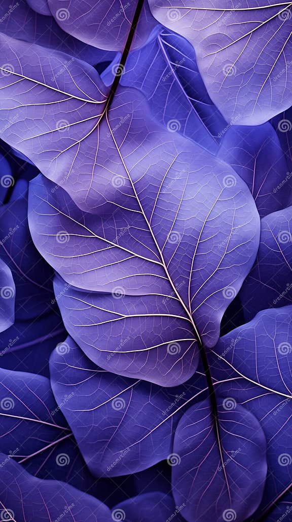 Abstract with Leaf Patterns and Translucent Planes. Luxury Wallpaper ...