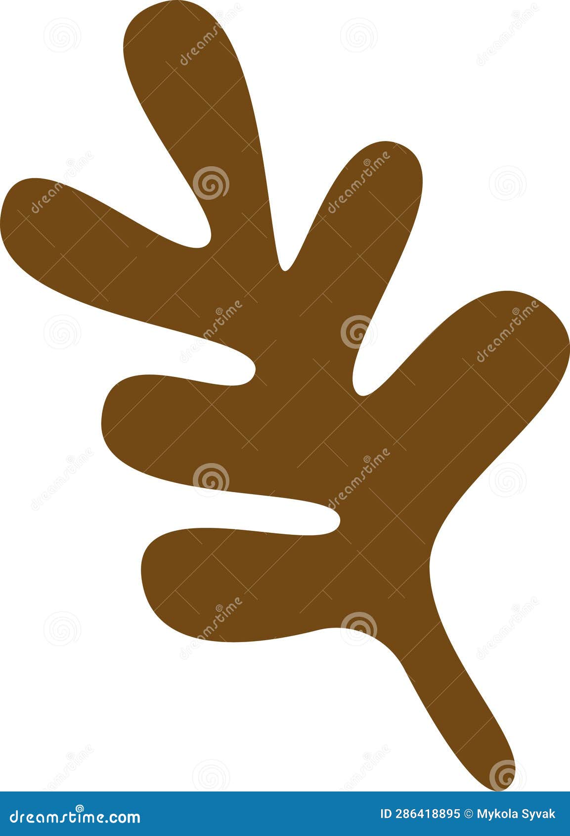 Abstract Leaf Symbol stock illustration. Illustration of abstract ...