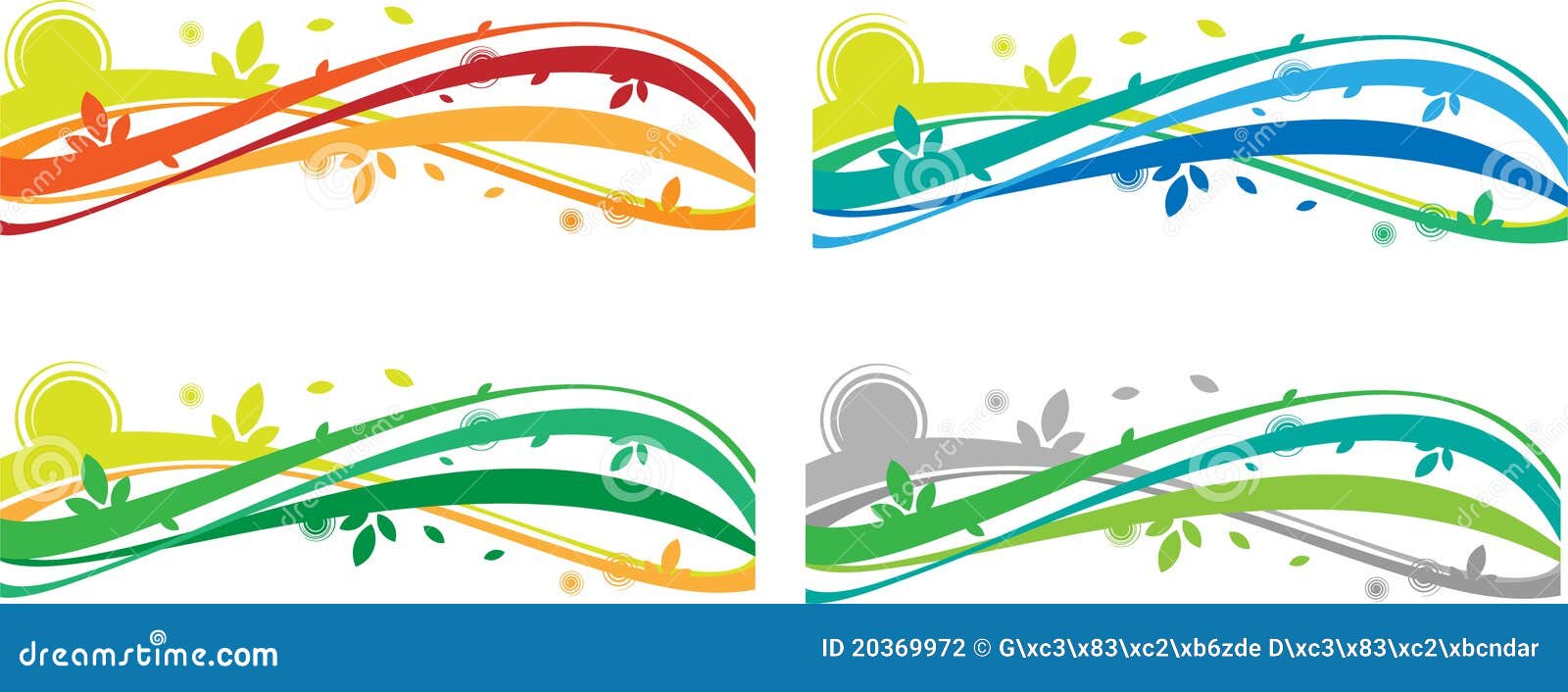 Abstract leaf waves stock vector. Illustration of holiday - 20369972