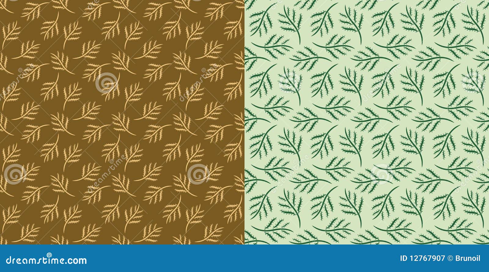 Abstract Leaves Seamless Pattern - Original Design Stock Vector ...