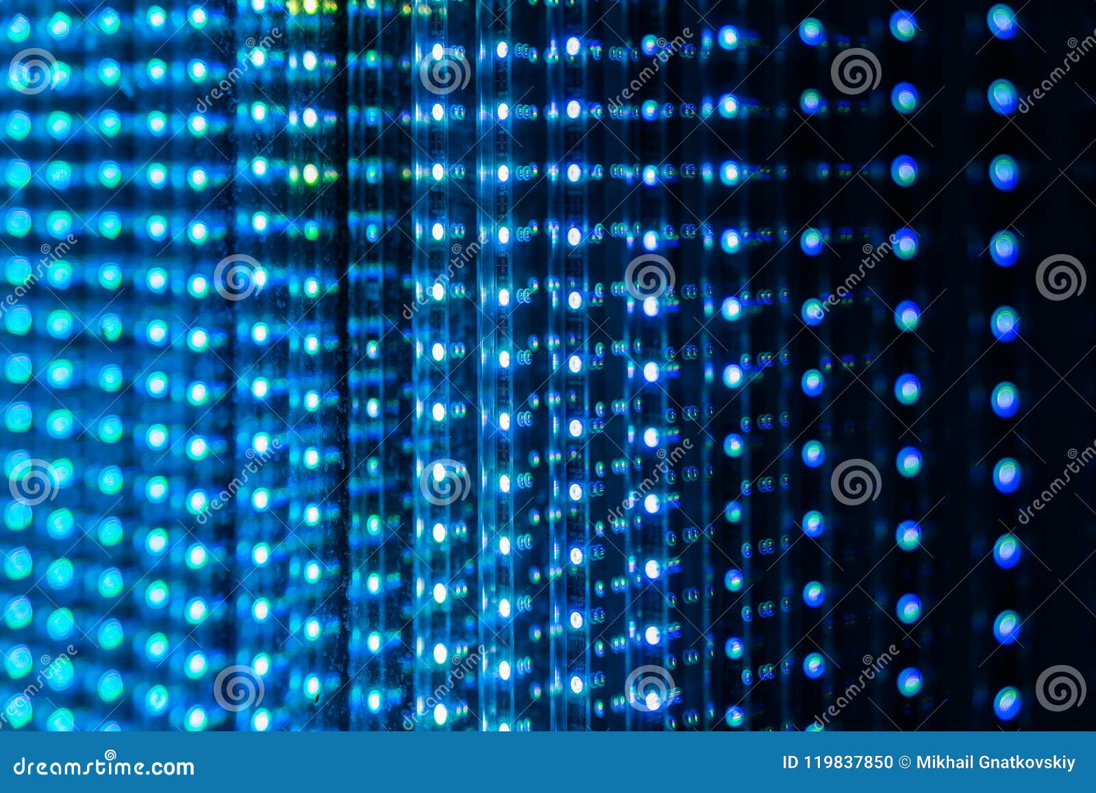 Abstract LED Light Wall Background Stock Photo - Image of open ...