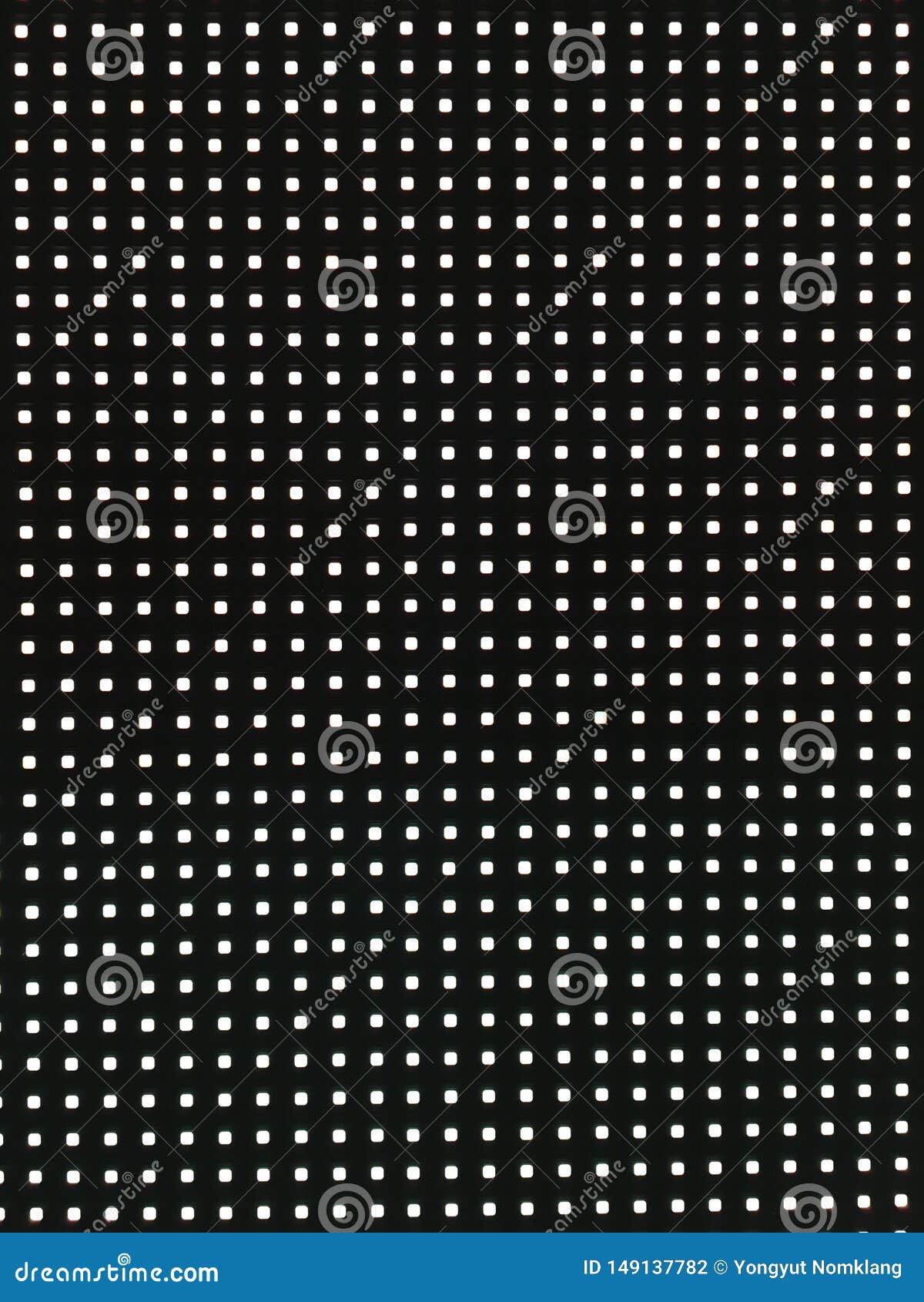 Abstract LED Screen, Electronic White LED. Stock Illustration ...