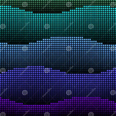 Abstract led waves stock vector. Illustration of square - 13704231
