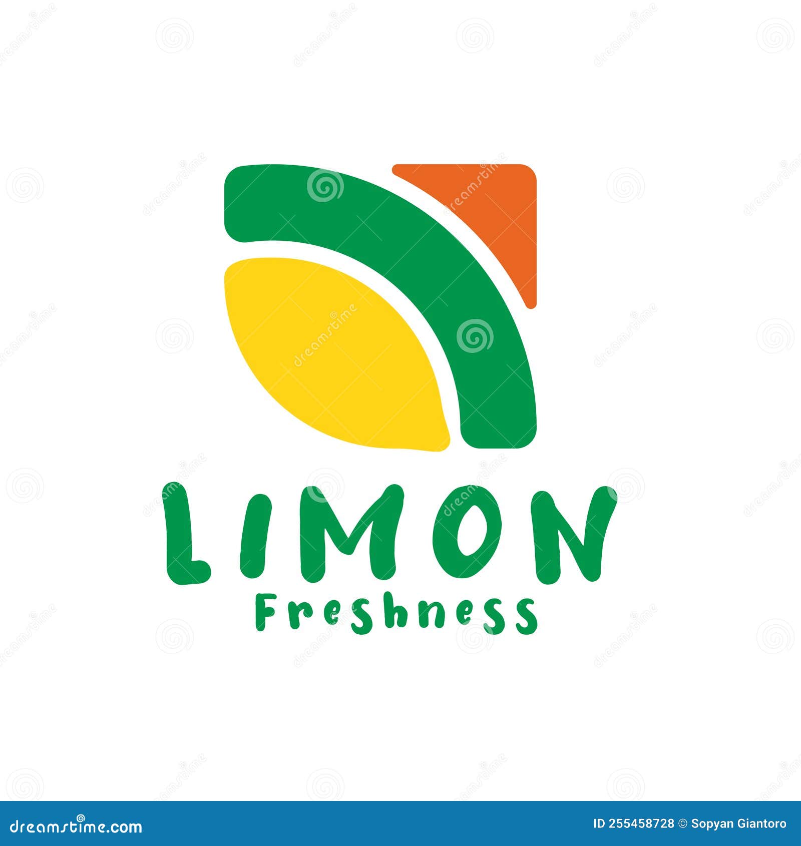 Abstract Lemon Juice Brand Logo Stock Vector - Illustration of vector ...