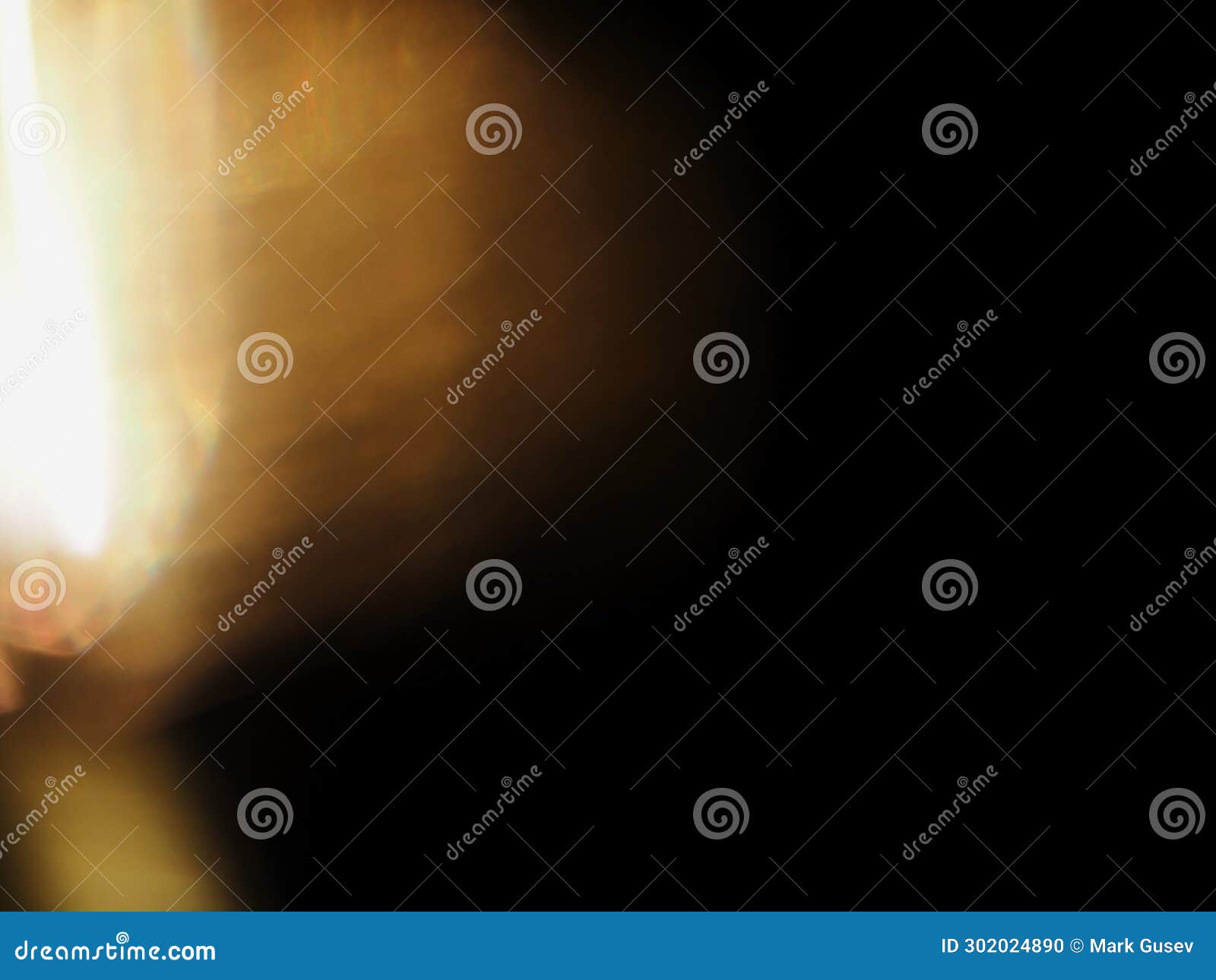 Abstract Lens Flare on Dark Background for Special Lighting Effect and ...