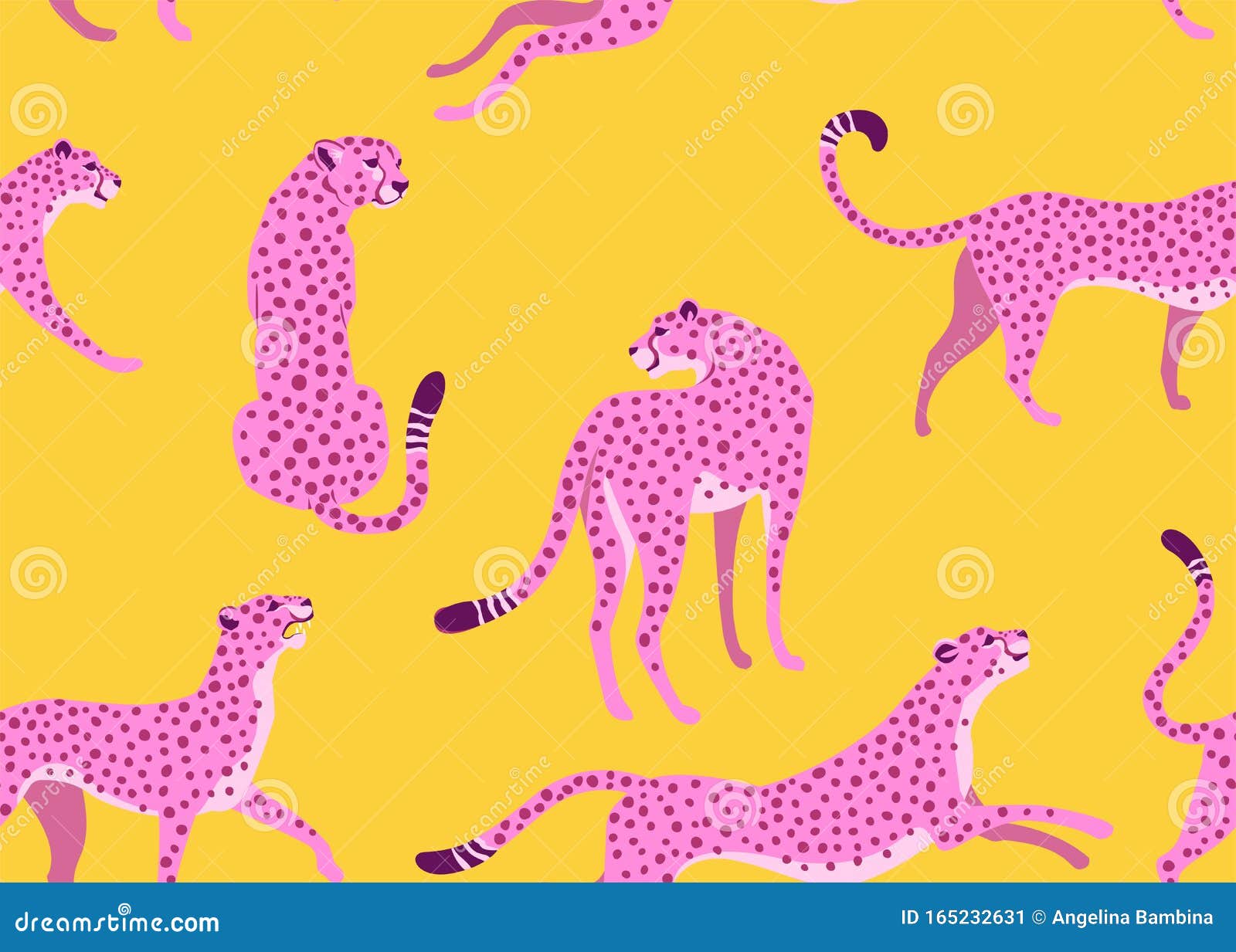 Abstract Leopard Wallpaper Pattern Cartoon Vector | CartoonDealer.com ...