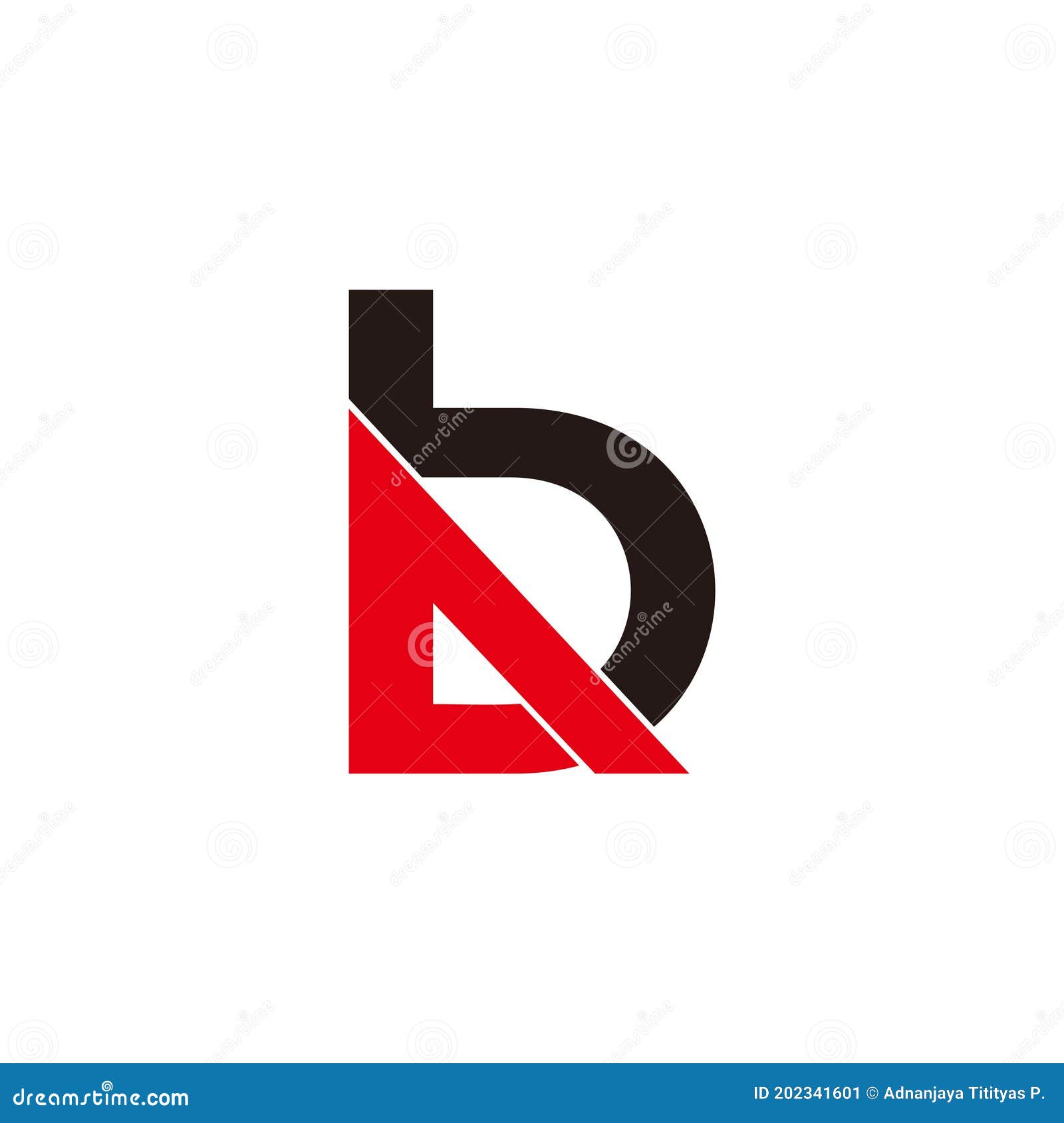 Abstract Letter Ab Geometric Arrow Simple Logo Vector Stock Vector ...