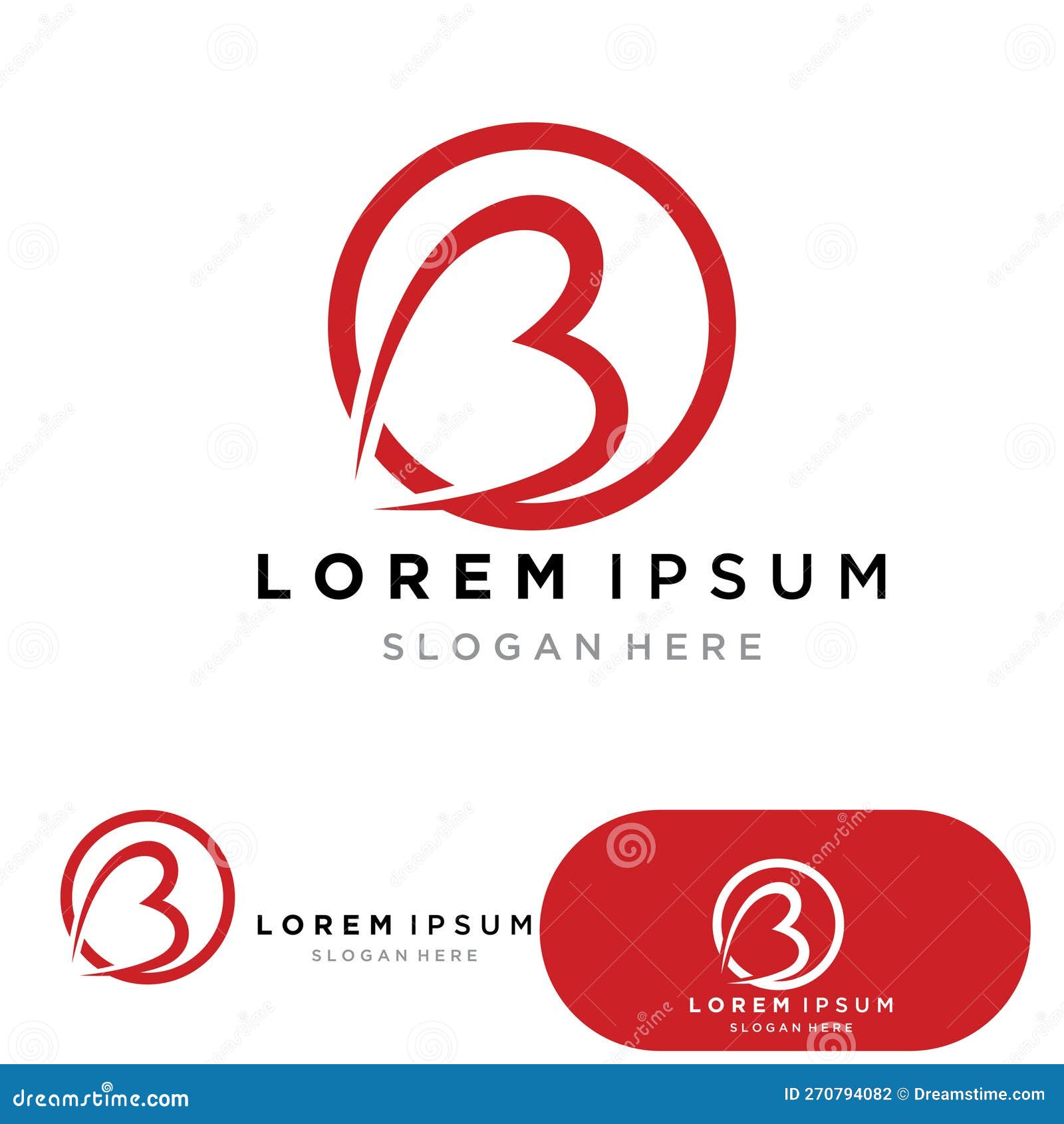 Abstract Letter B Logo Vector. B Logo Symbol Icon Design Template Stock ...