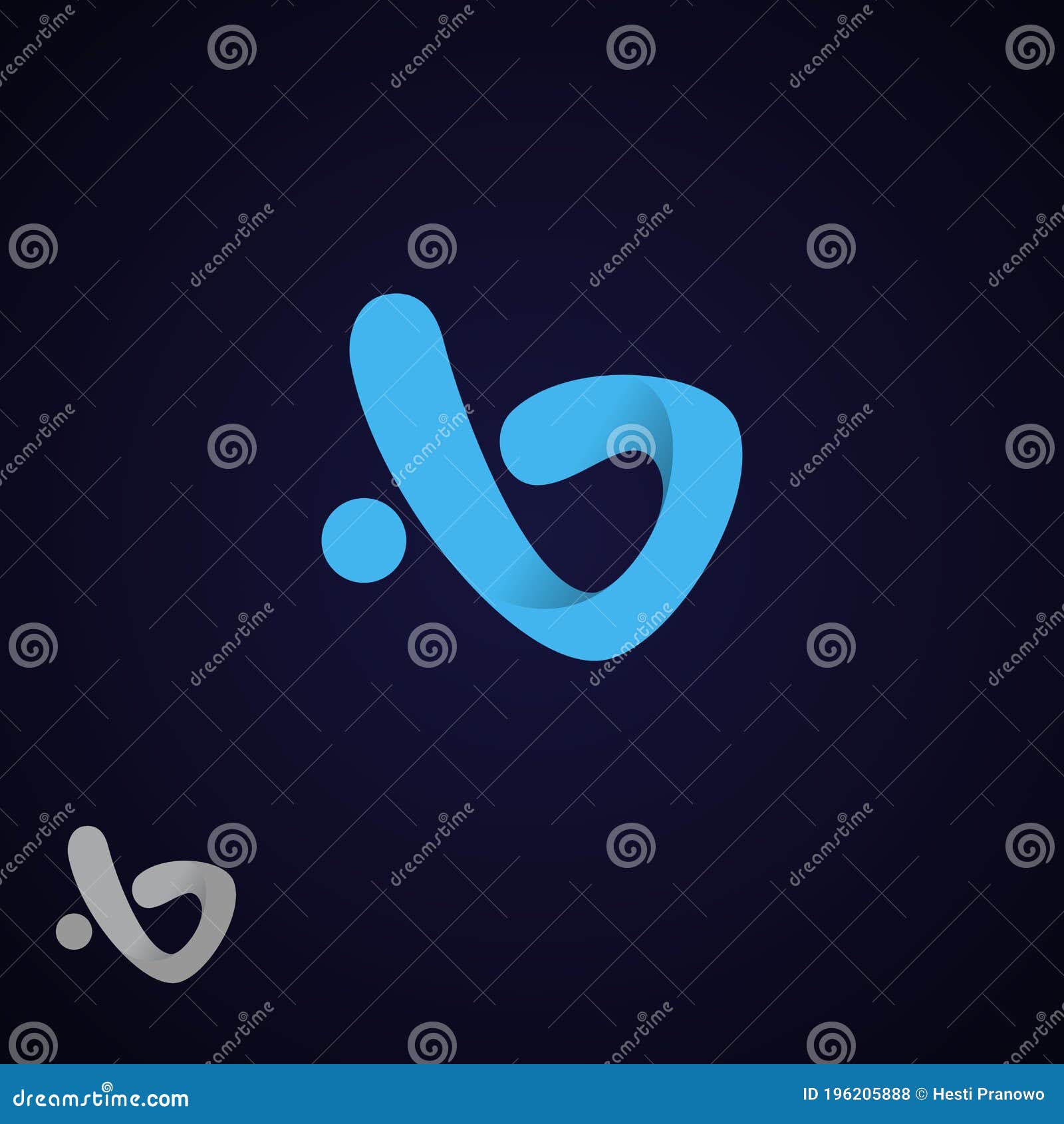 Abstract Letter B Symbol Design with Creative Modern Trendy Stock ...