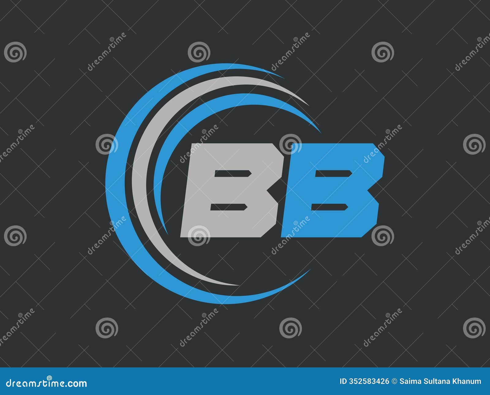 Abstract Letter BB Logo Design. BB Initial Logo Design Monogram for ...