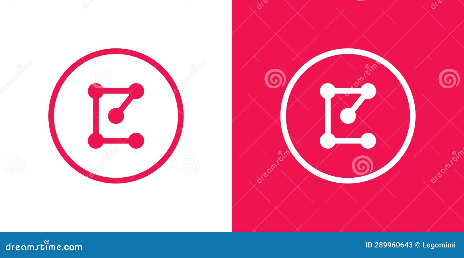 Abstract Letter C Connection Logo Design Template, Technology Logo ...