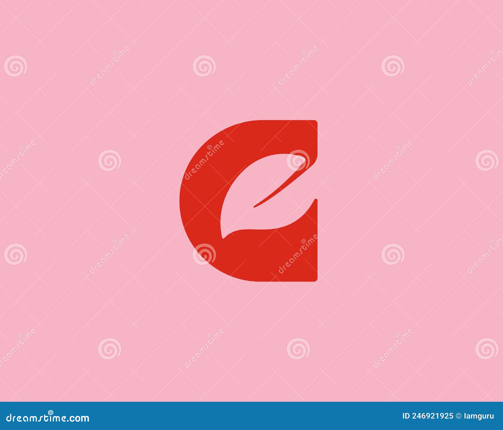 Abstract Letter C with Leaf Inside Icon Logo Vector Design Template ...