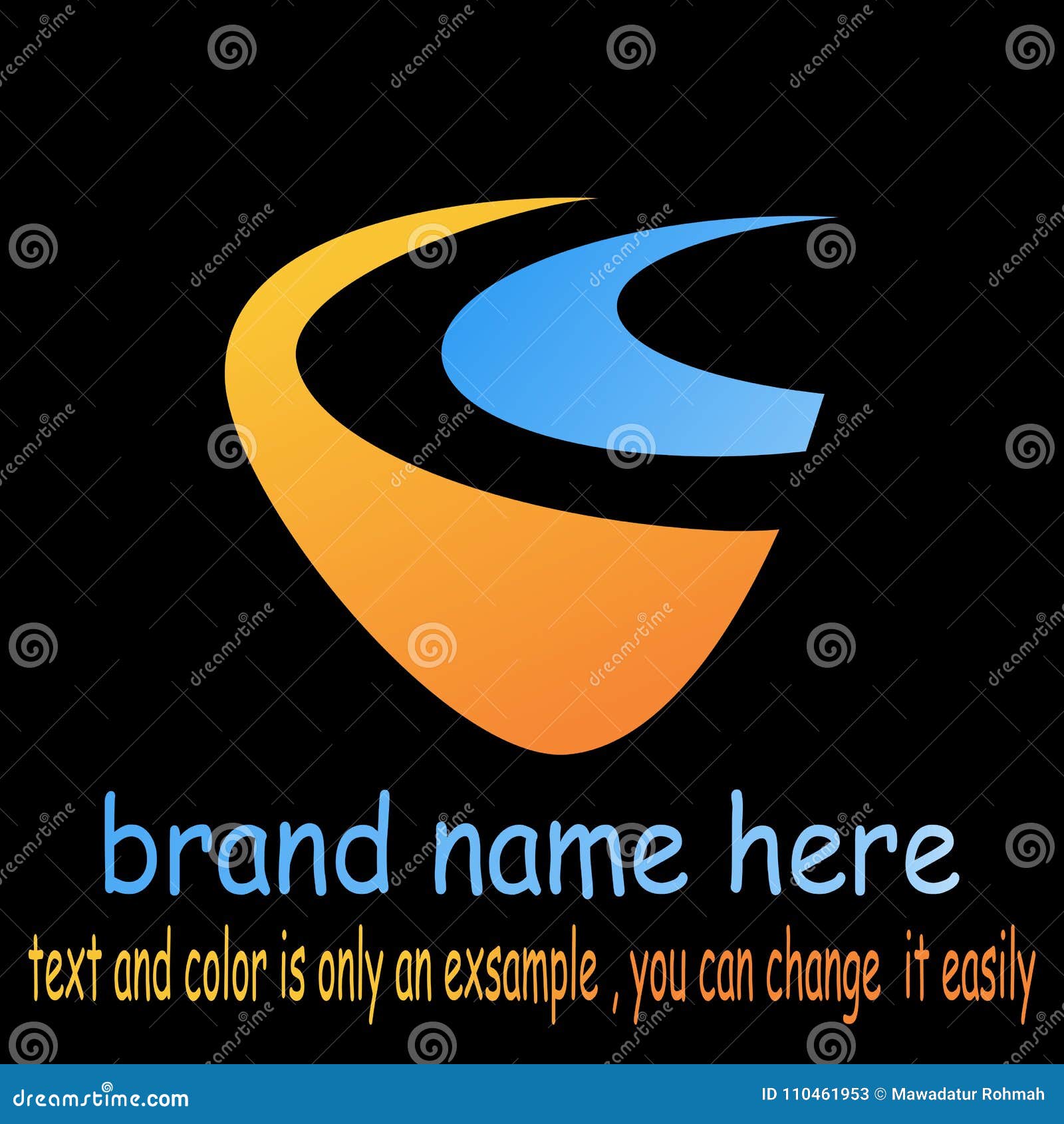 Abstract letter c vector stock vector. Illustration of circle - 110461953