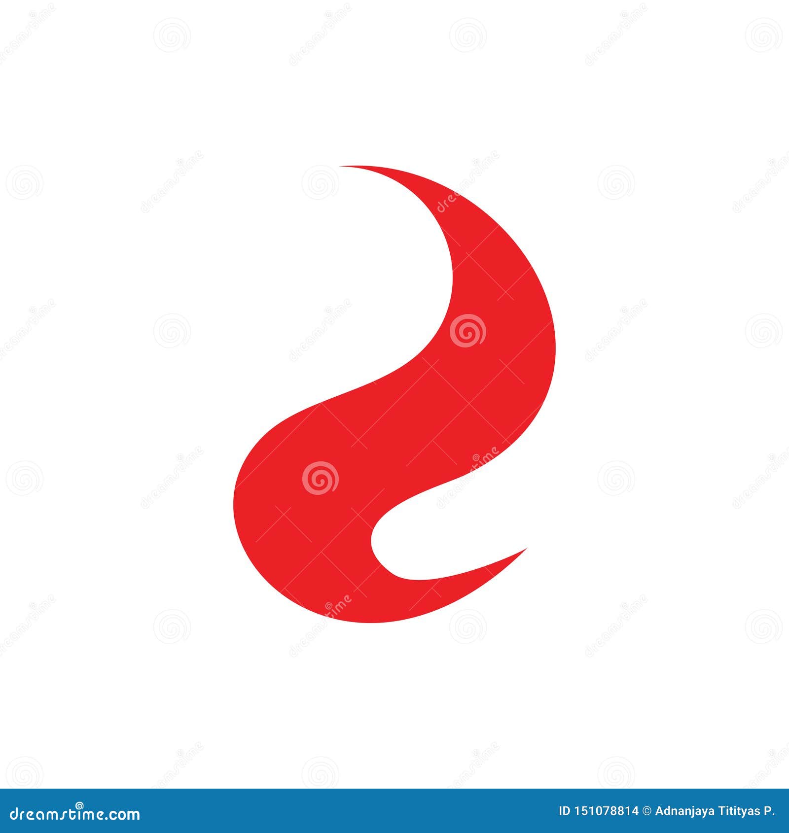 Fire Curves On Transparent Background. Vector Light Effect ...