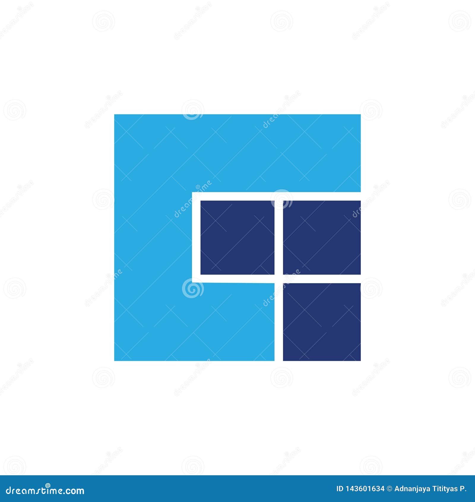 Abstract Letter G Square Simple Colorful Logo Vector Stock Vector ...