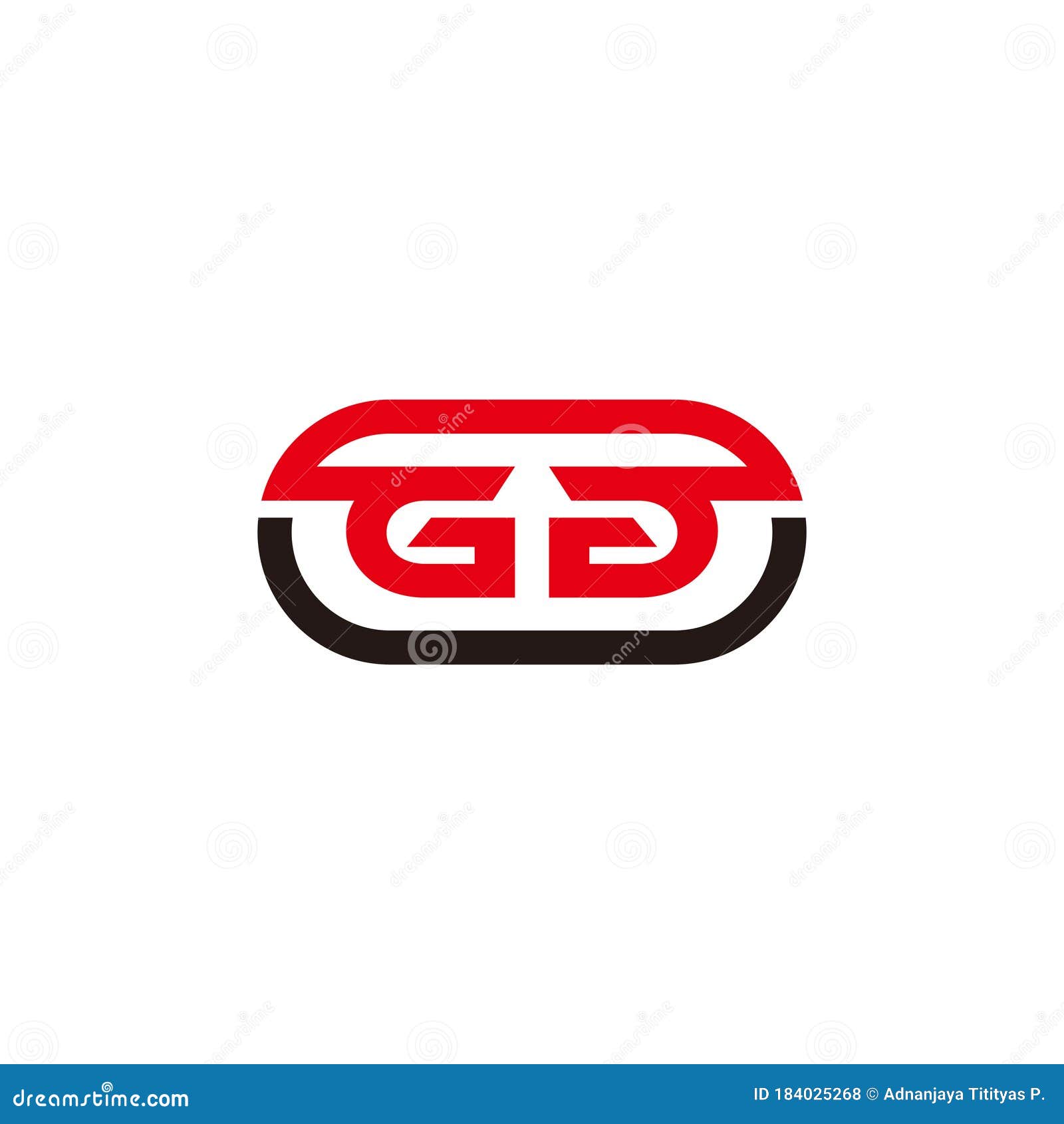 Abstract Letter Gg Simple Geometric Round Design Symbol Logo Vector ...