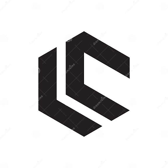 Abstract Letter LC Logo Design Vector Stock Vector - Illustration of ...