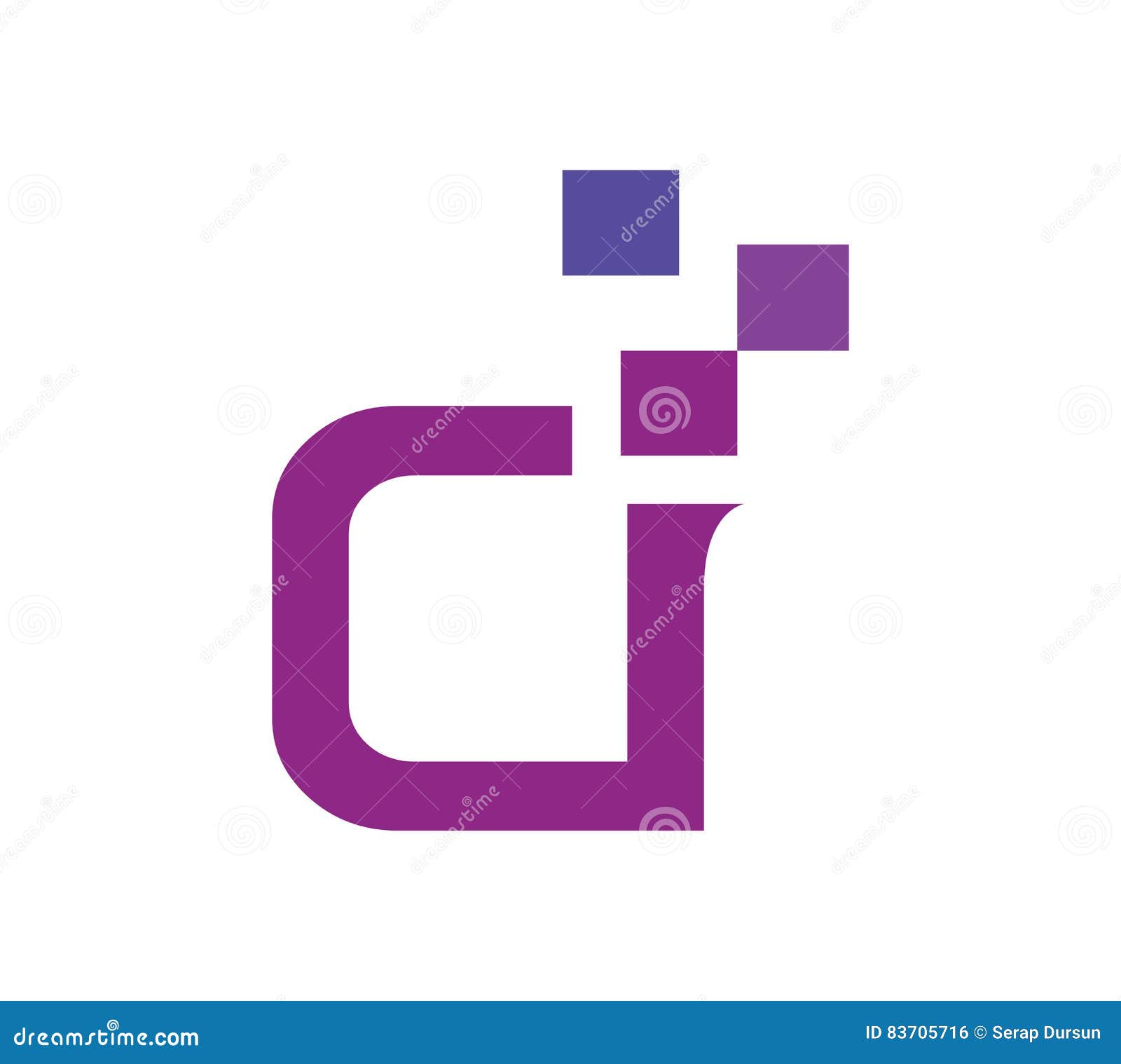 Abstract Letter Logo stock illustration. Illustration of creative ...