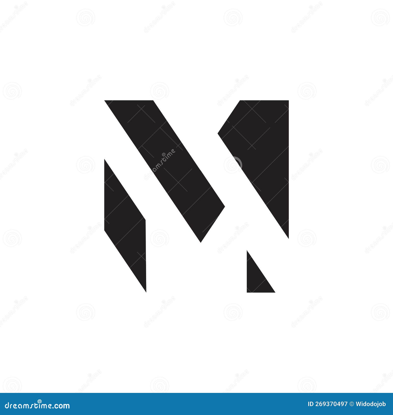 Abstract Letter M Logo Design Vector Stock Vector - Illustration of ...