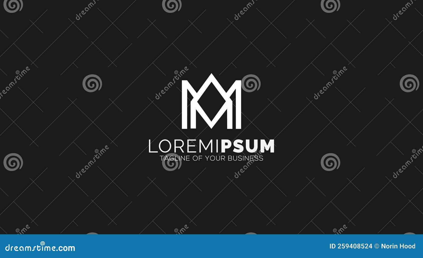 Abstract Letter M Modern Logotype Icon Design Concept Stock Vector ...