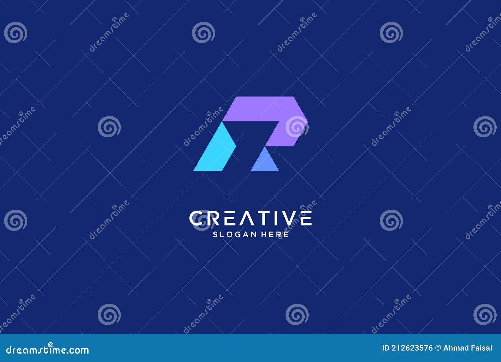 Abstract Letter R Logo Design Stock Vector - Illustration of abstract ...
